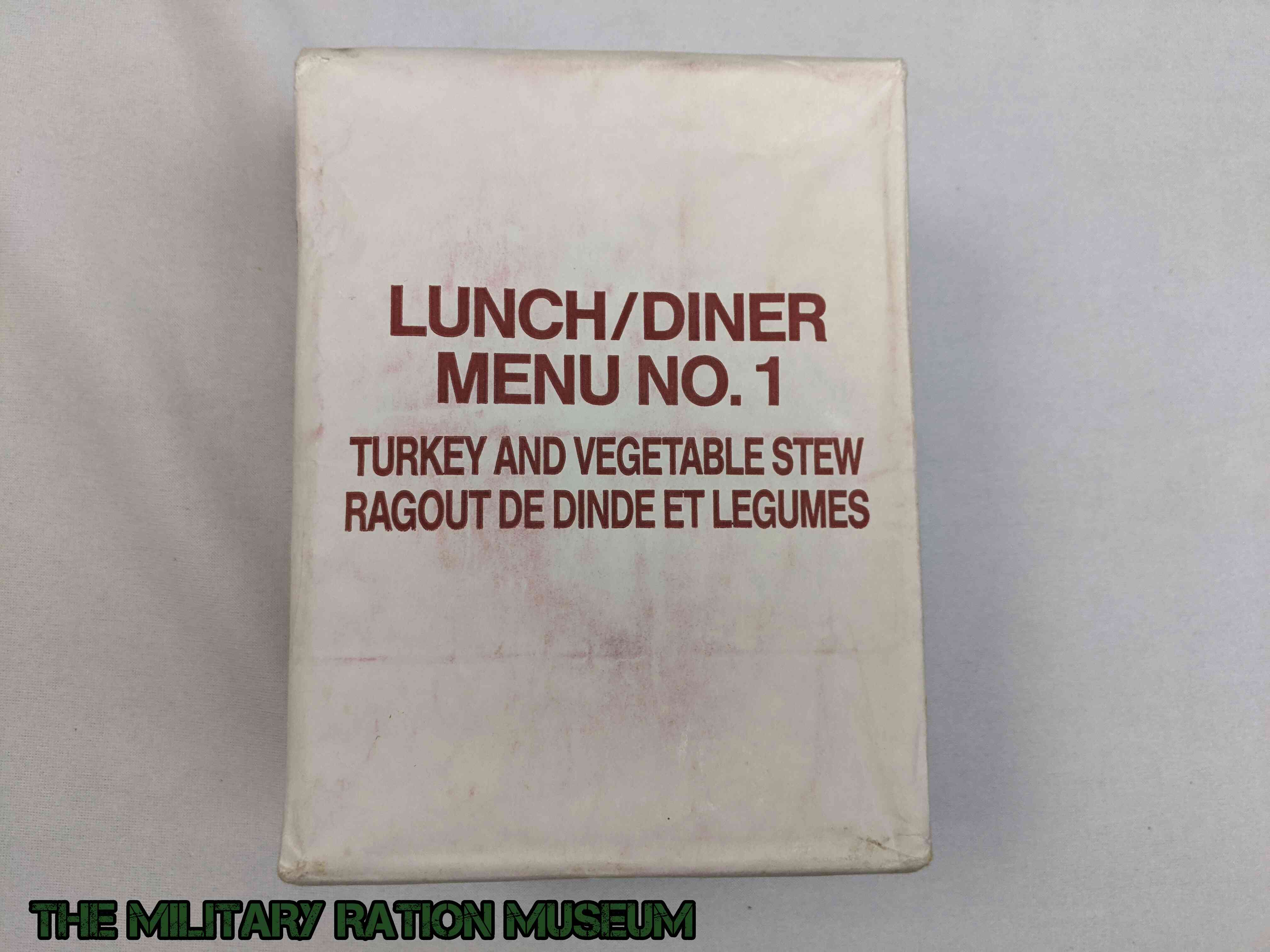 Canadian IMP Lunch / Dîner Menu 6 - Turkey And Vegetable Stew | The ...