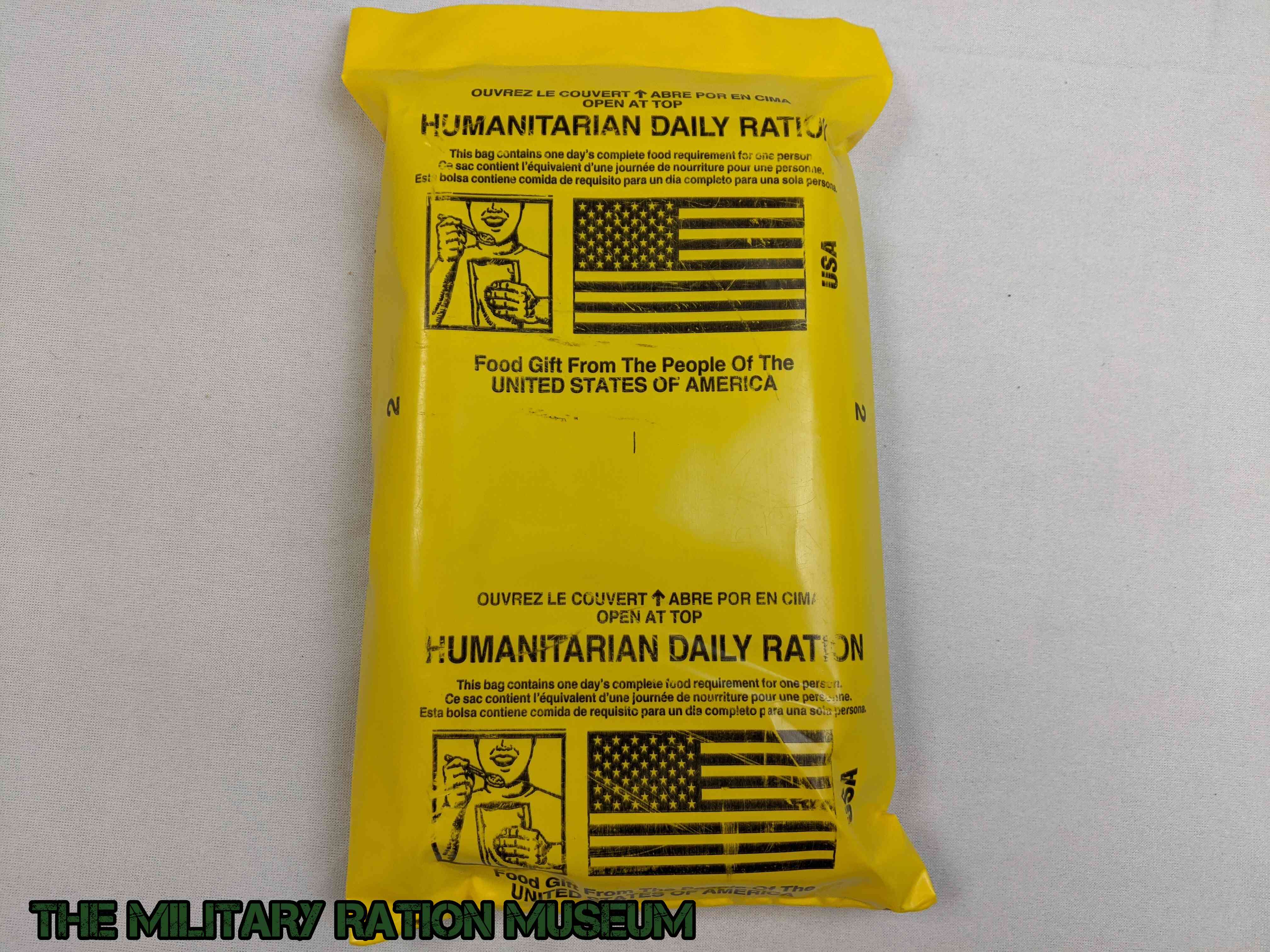 Open Humanitarian Daily Ration 24HR Yellow Bag Menu 2 | The Military ...