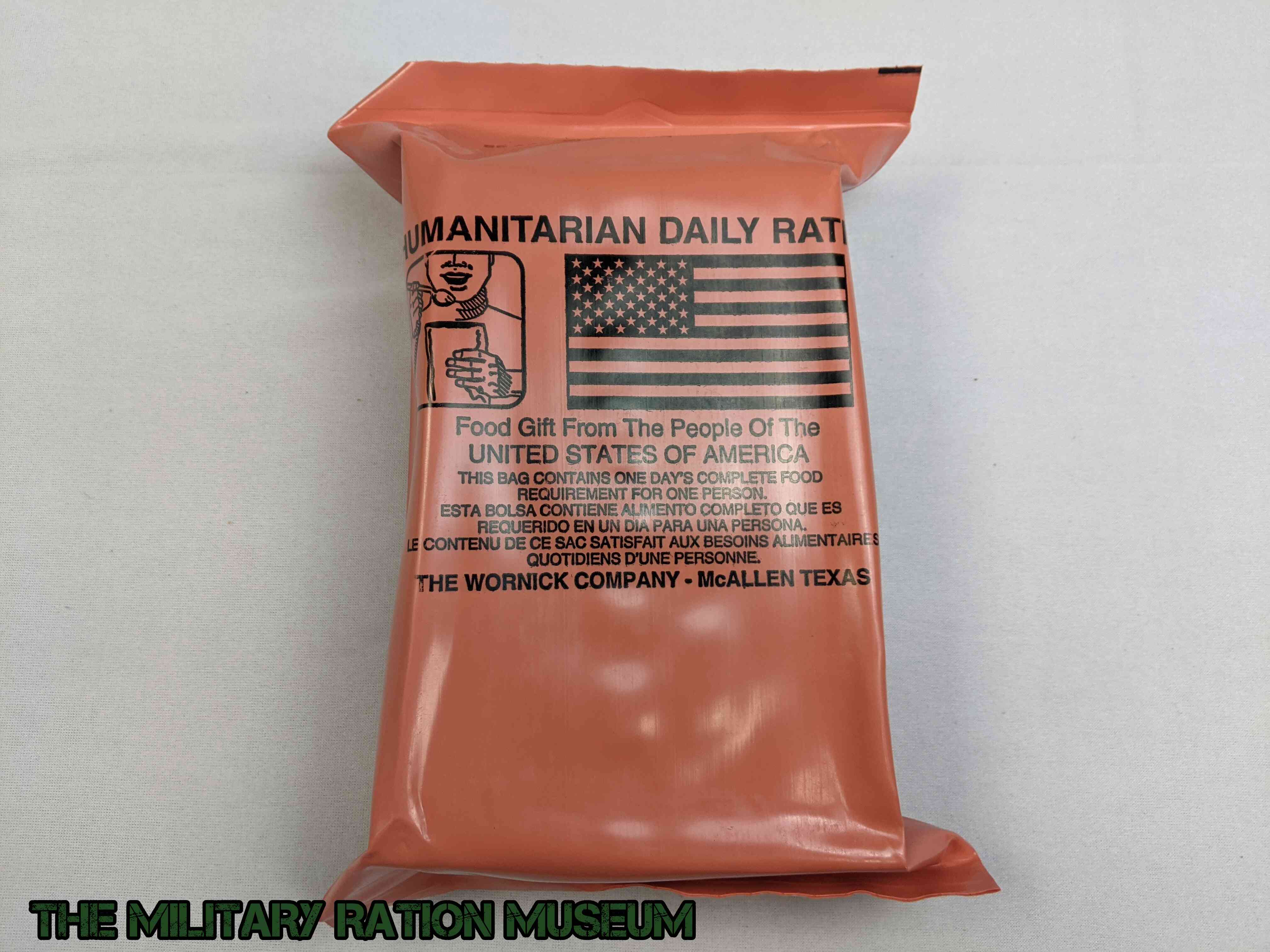 Humanitarian Daily Ration 24HR Salmon Bag Menu 1 | The Military Ration ...