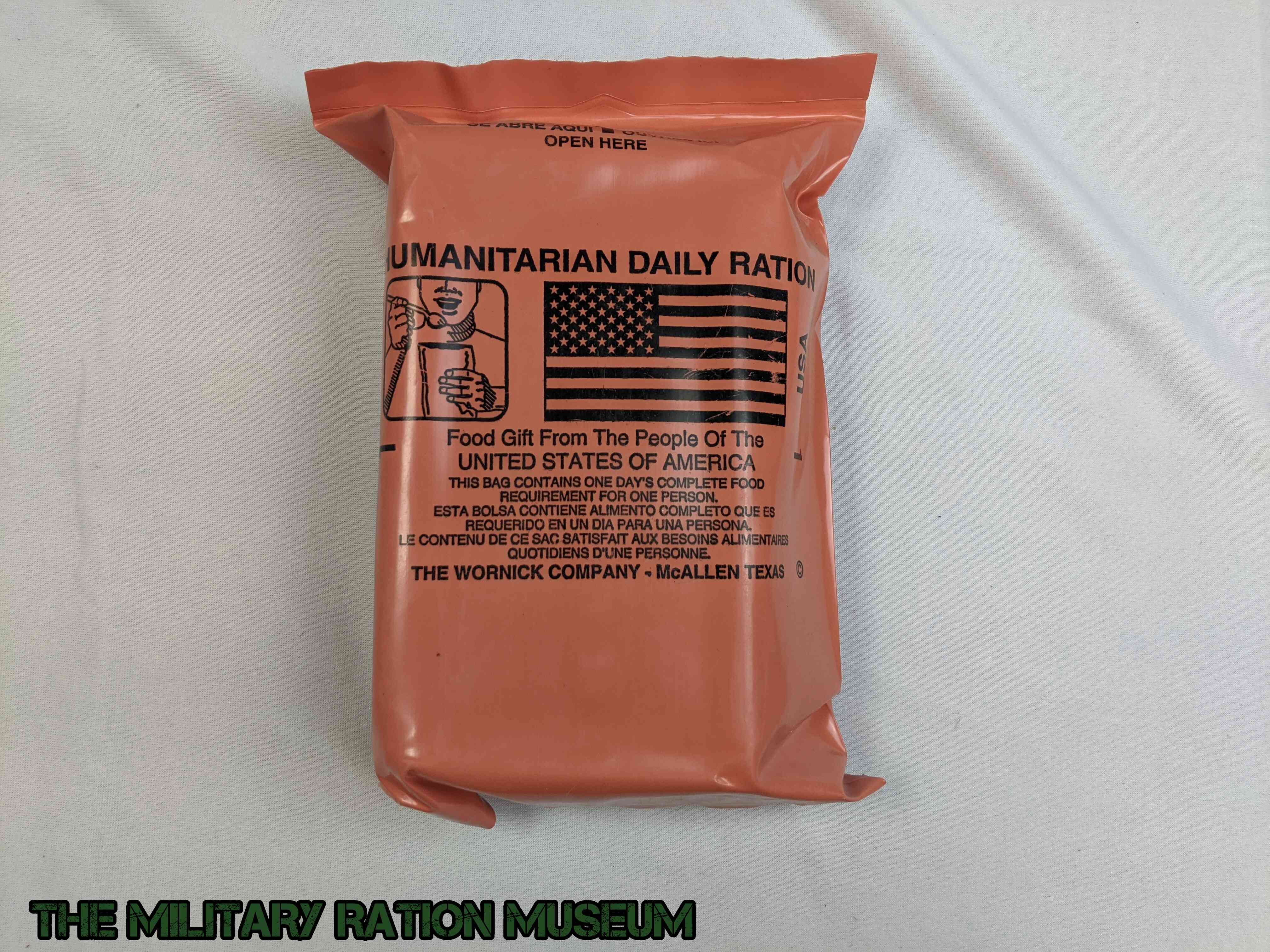 Humanitarian Daily Ration 24HR Salmon Bag Menu 1 | The Military Ration ...
