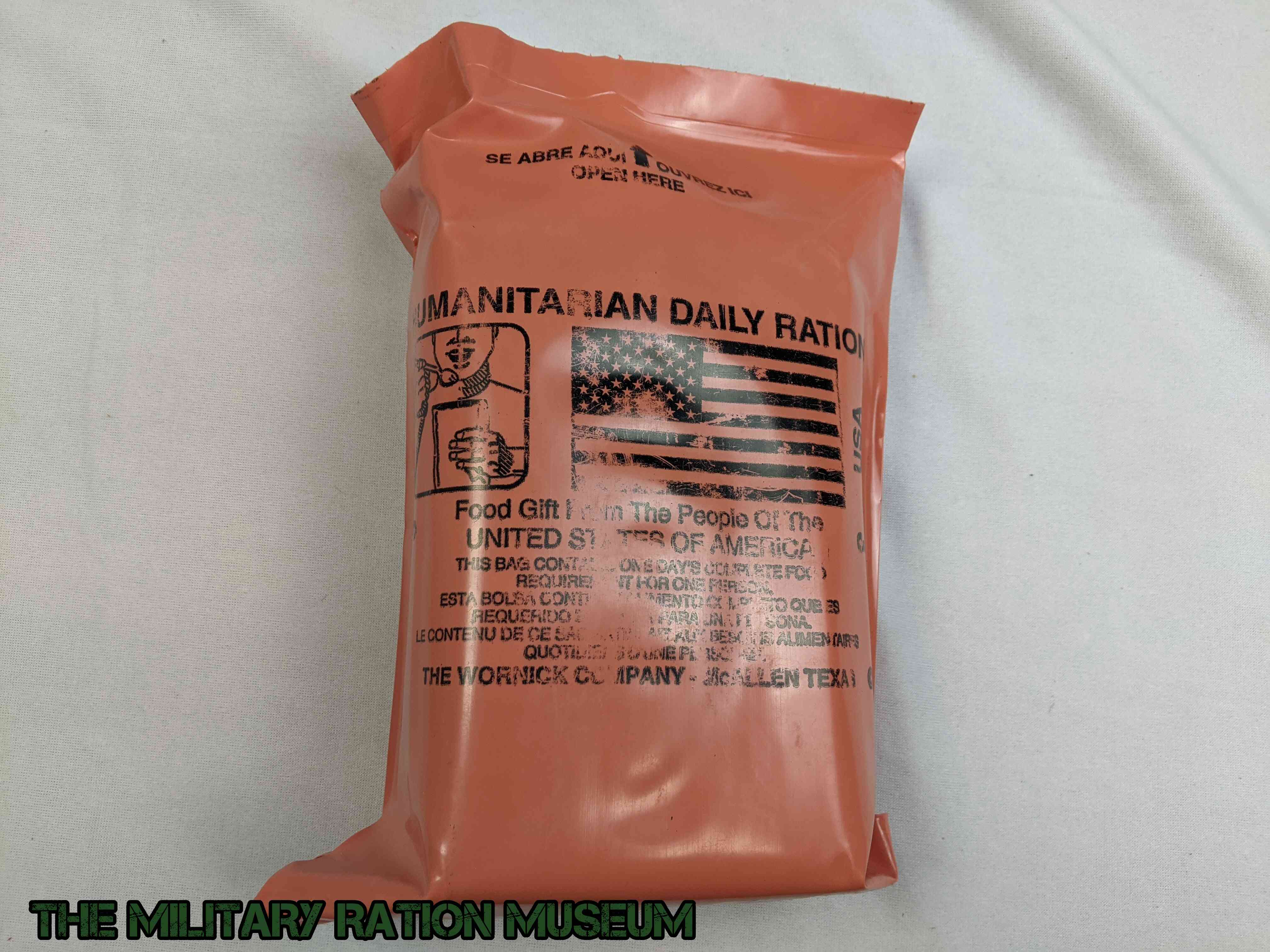 Open Humanitarian Daily Ration 24HR Salmon Bag Menu 1 | The Military ...
