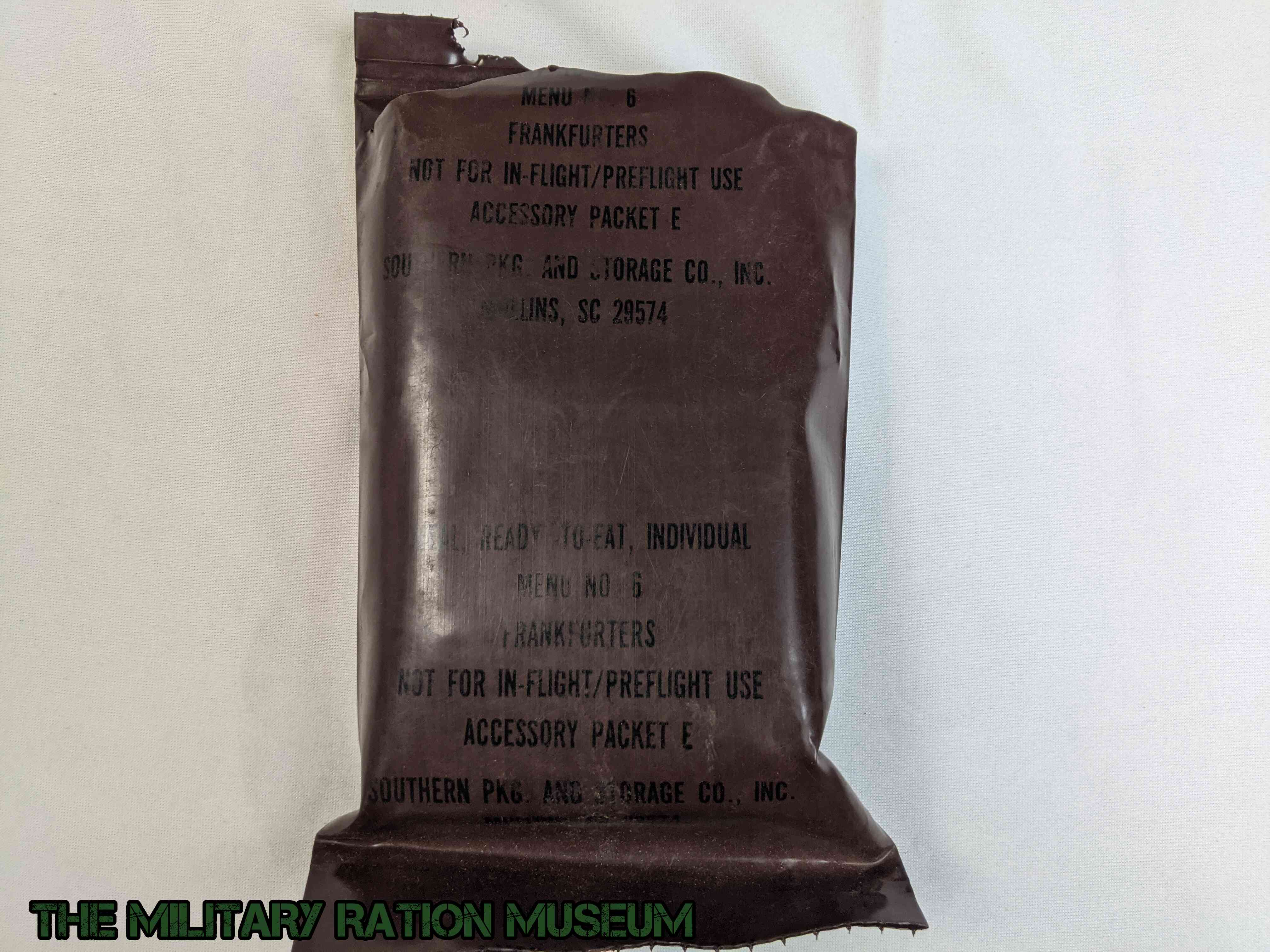 Brown Bag Meal, Ready To Eat Menu 6 - Frankfurters | The Military ...