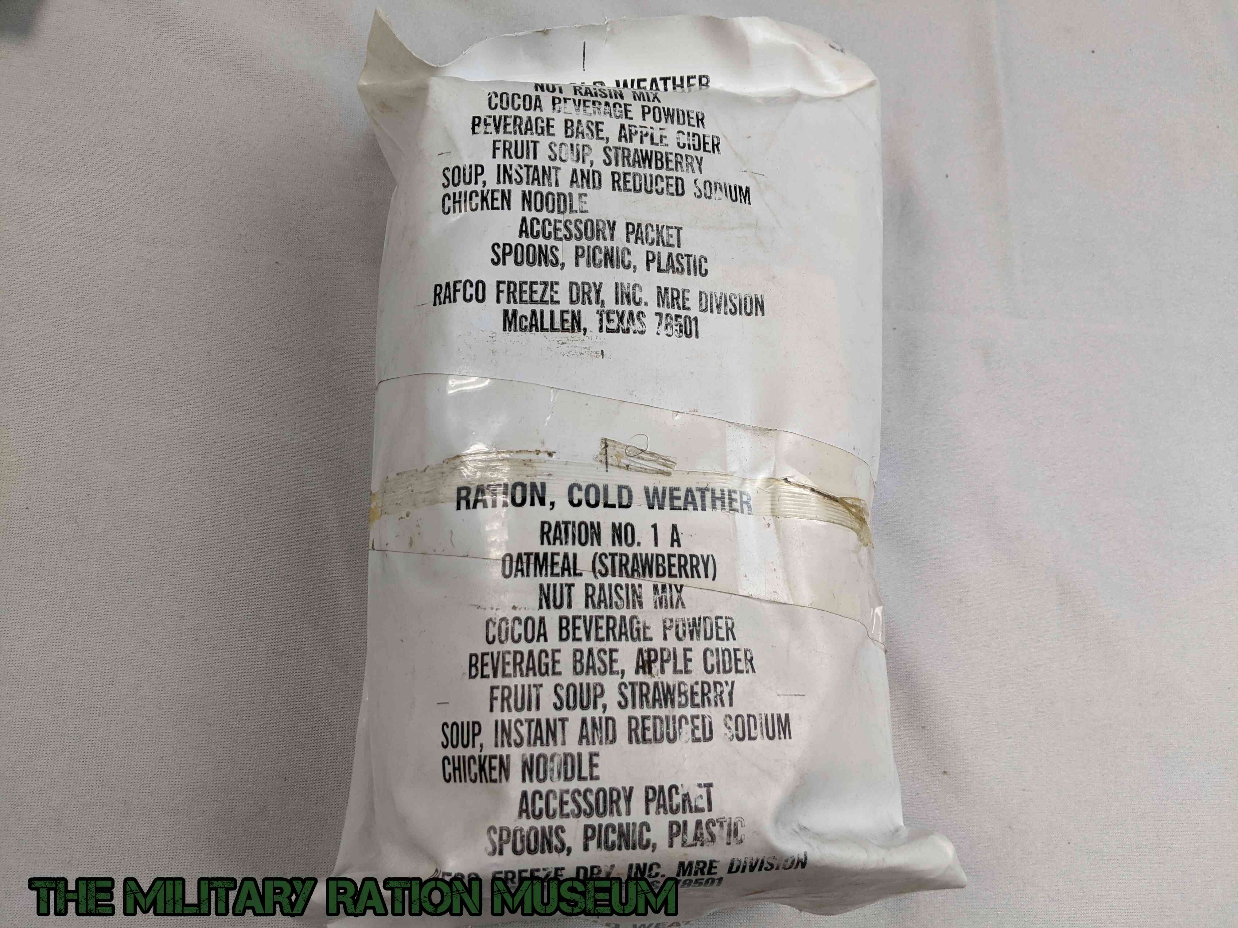 Ration, Cold Weather 24HR - Menu 1 A/B - Chicken Stew | The Military ...