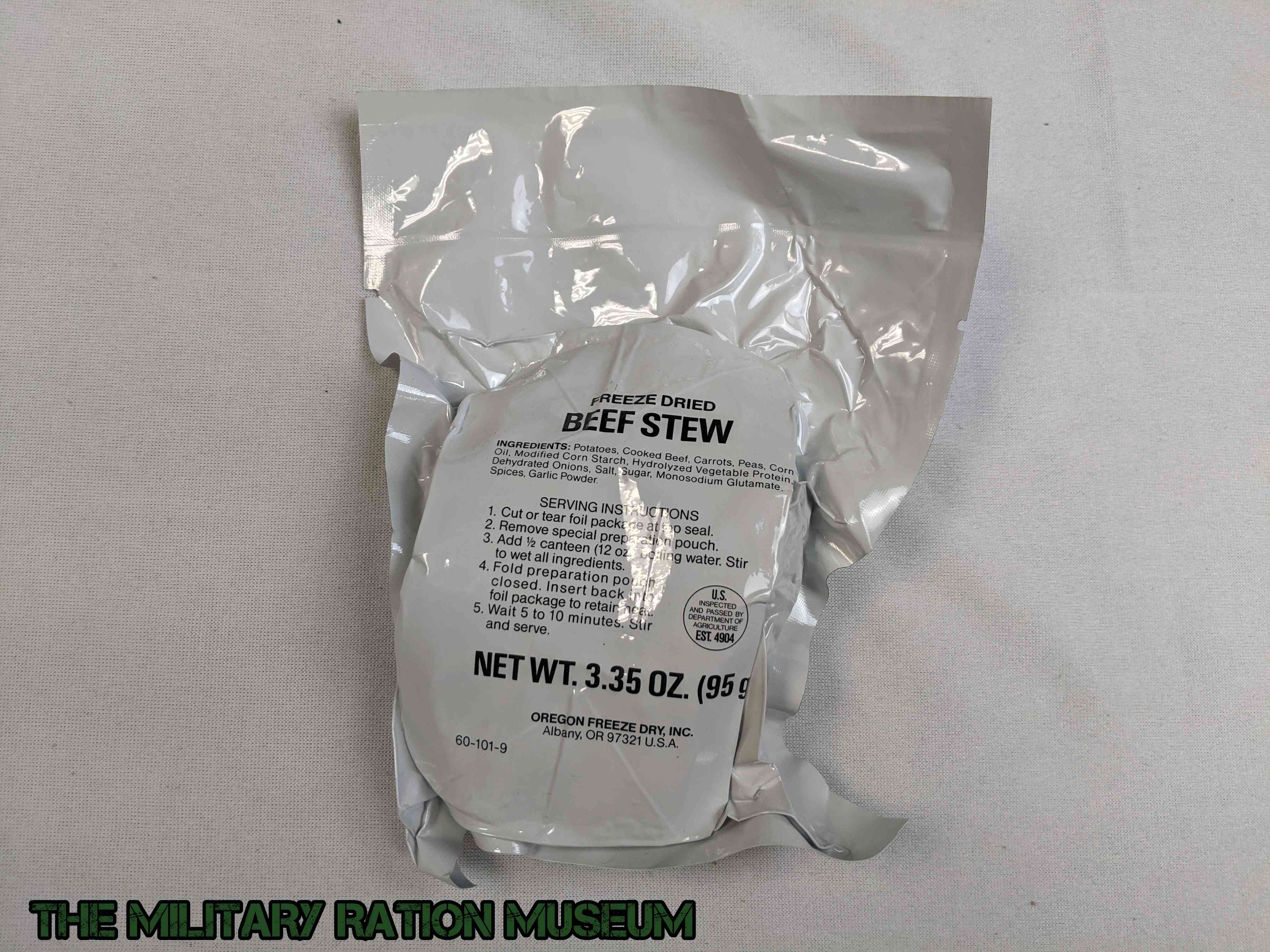 Ration, Cold Weather Freeze Dried Beef Stew Meal | The Military Ration ...