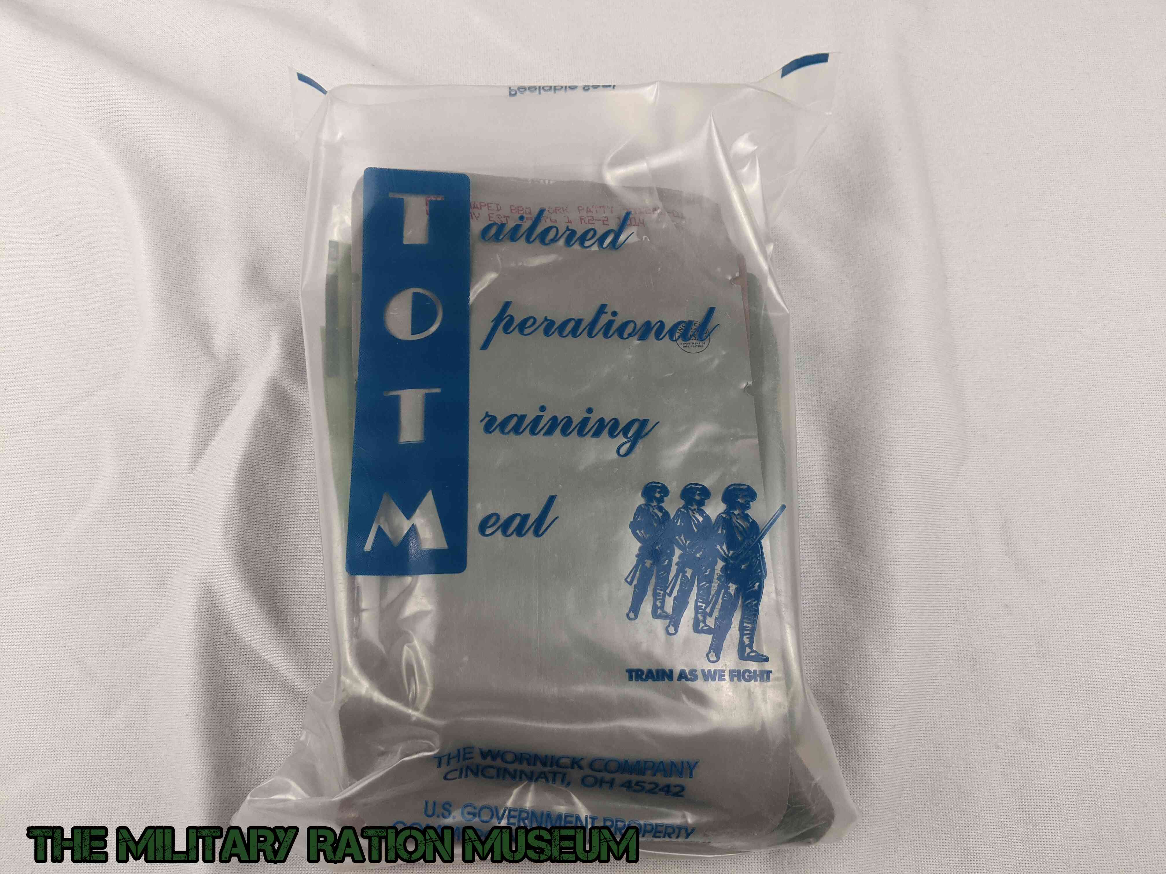 Tailored Operational Training Meal - Rib Shaped Barbecue Pork Patty ...