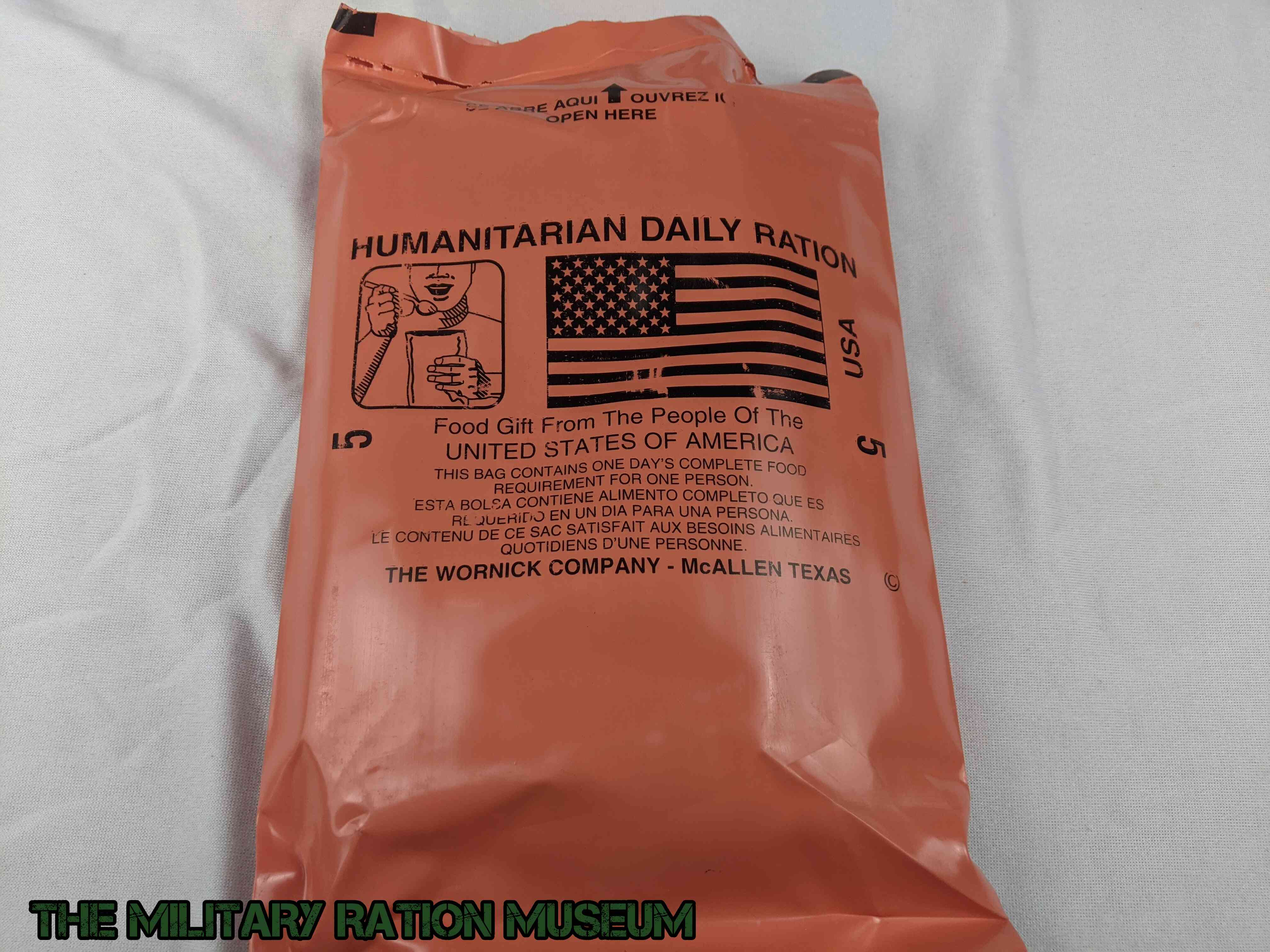 Open Humanitarian Daily Ration 24HR Salmon Bag Menu 5 | The Military ...