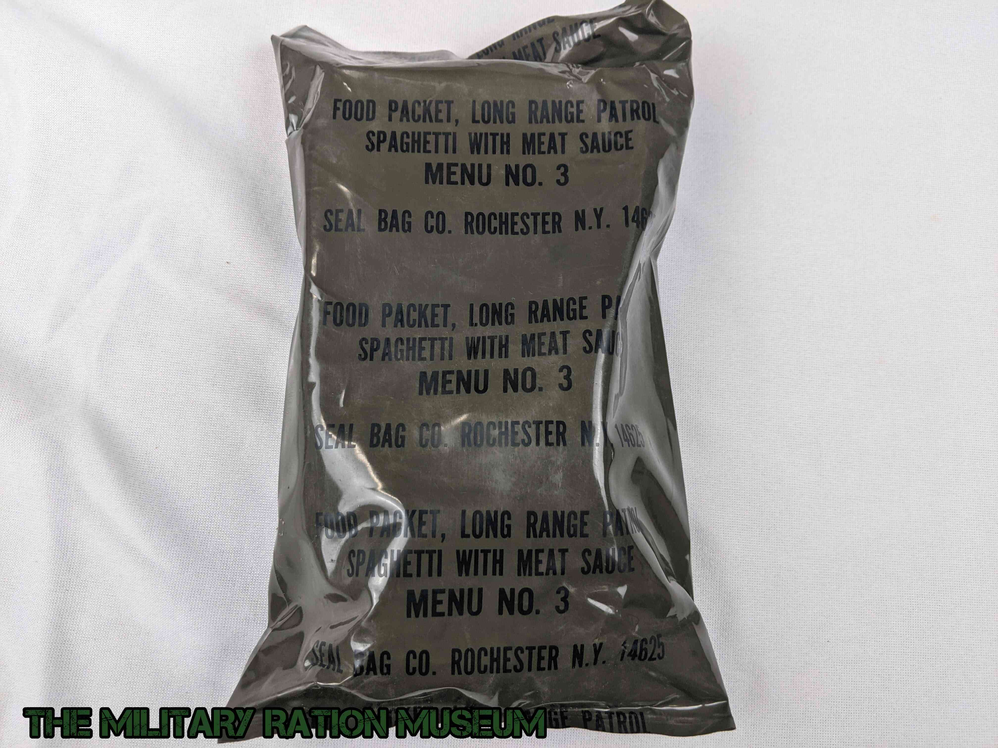 Food Packet, Long Range Patrol Menu 3 - Spaghetti With Meat Sauce | The ...