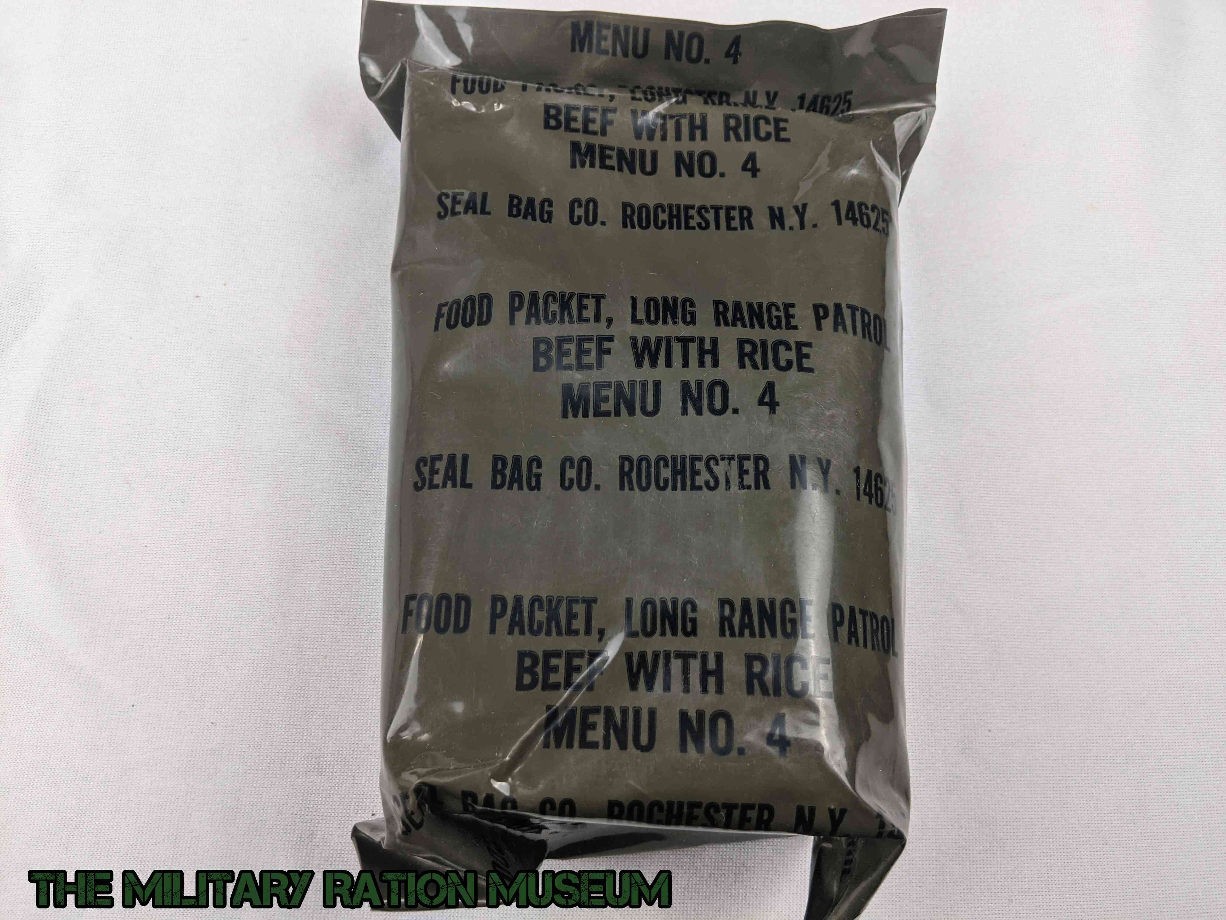 Green Bag Food Packet, Long Range Patrol Menu 4 - Beef With Rice | The ...