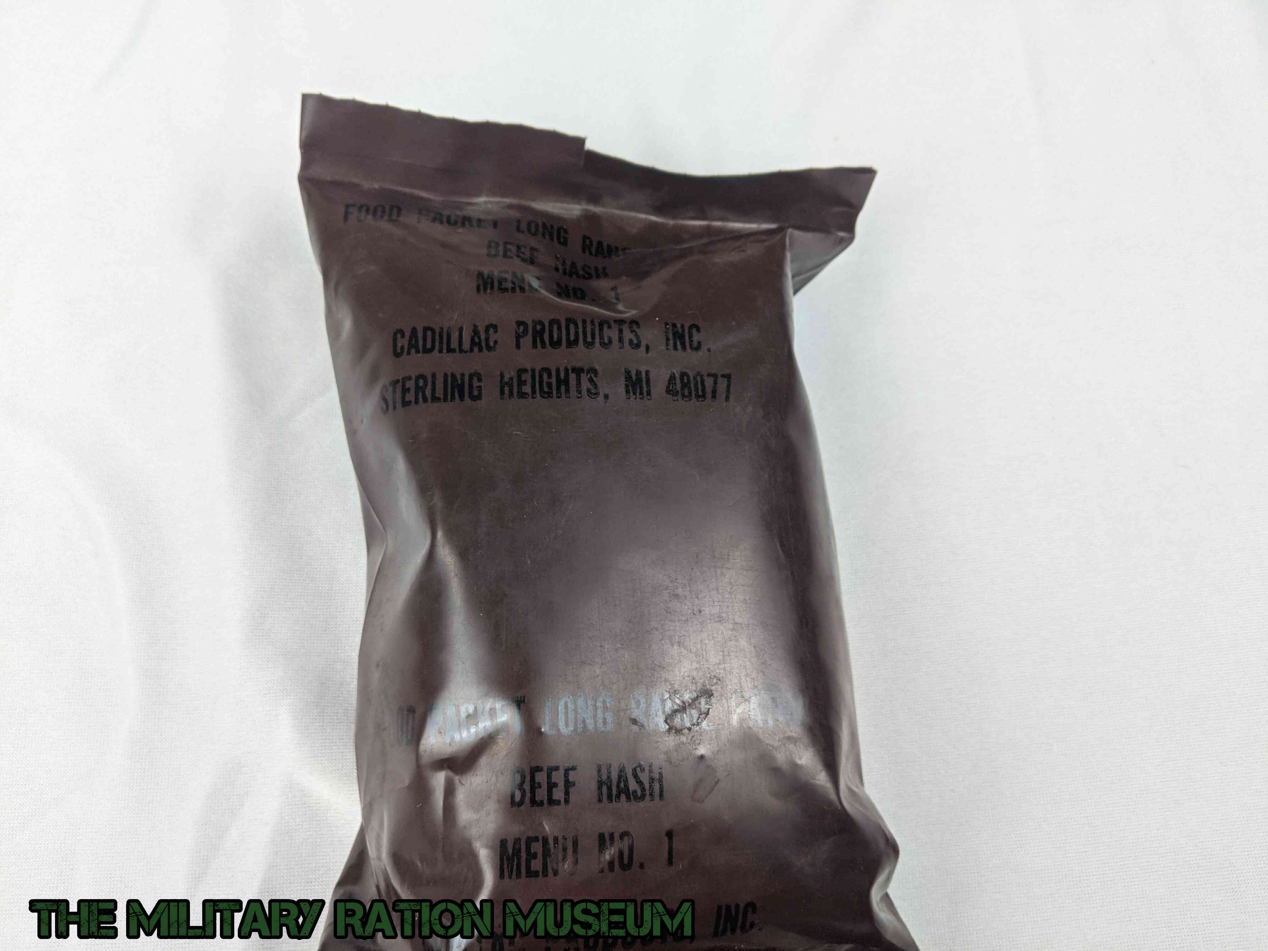 Brown Bag Food Packet, Long Range Patrol Menu 1 - Beef Hash | The ...