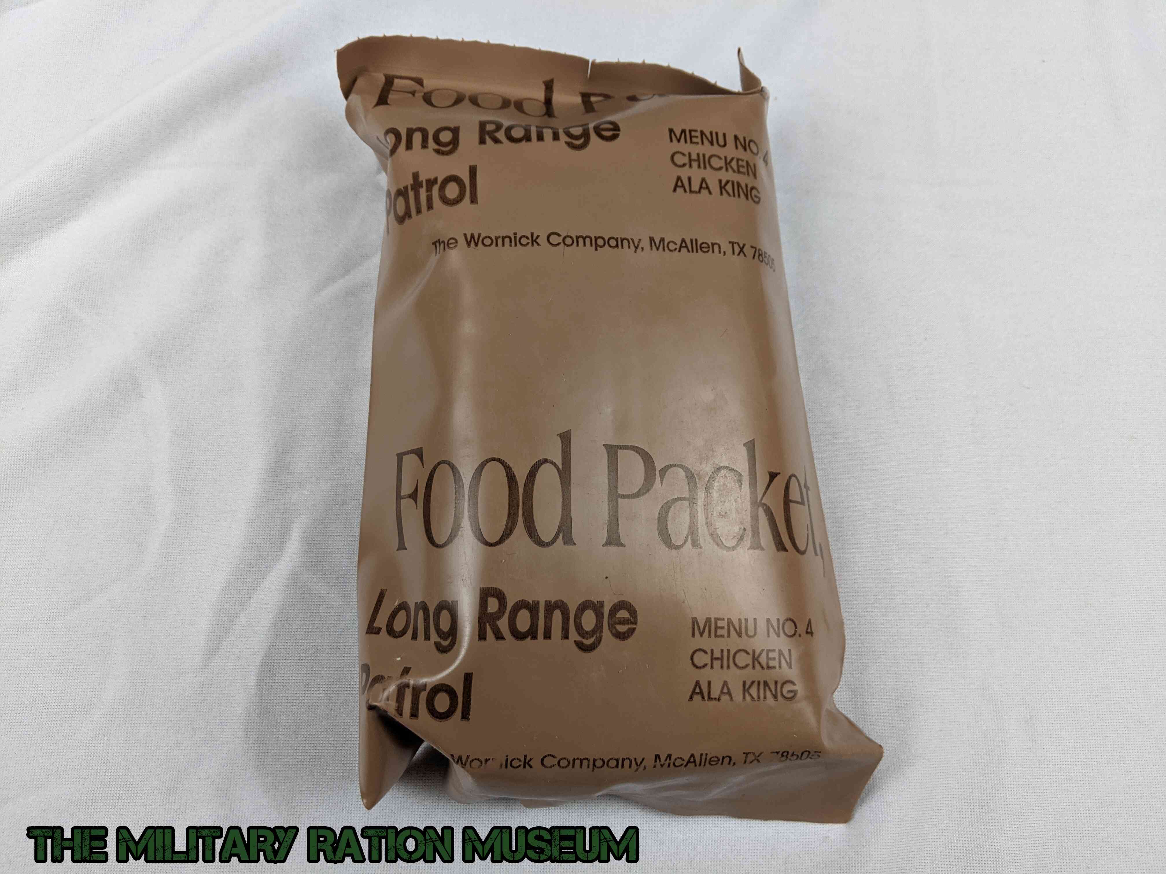 Food Packet, Long Range Patrol Menu 4 - Chicken Ala King | The Military ...