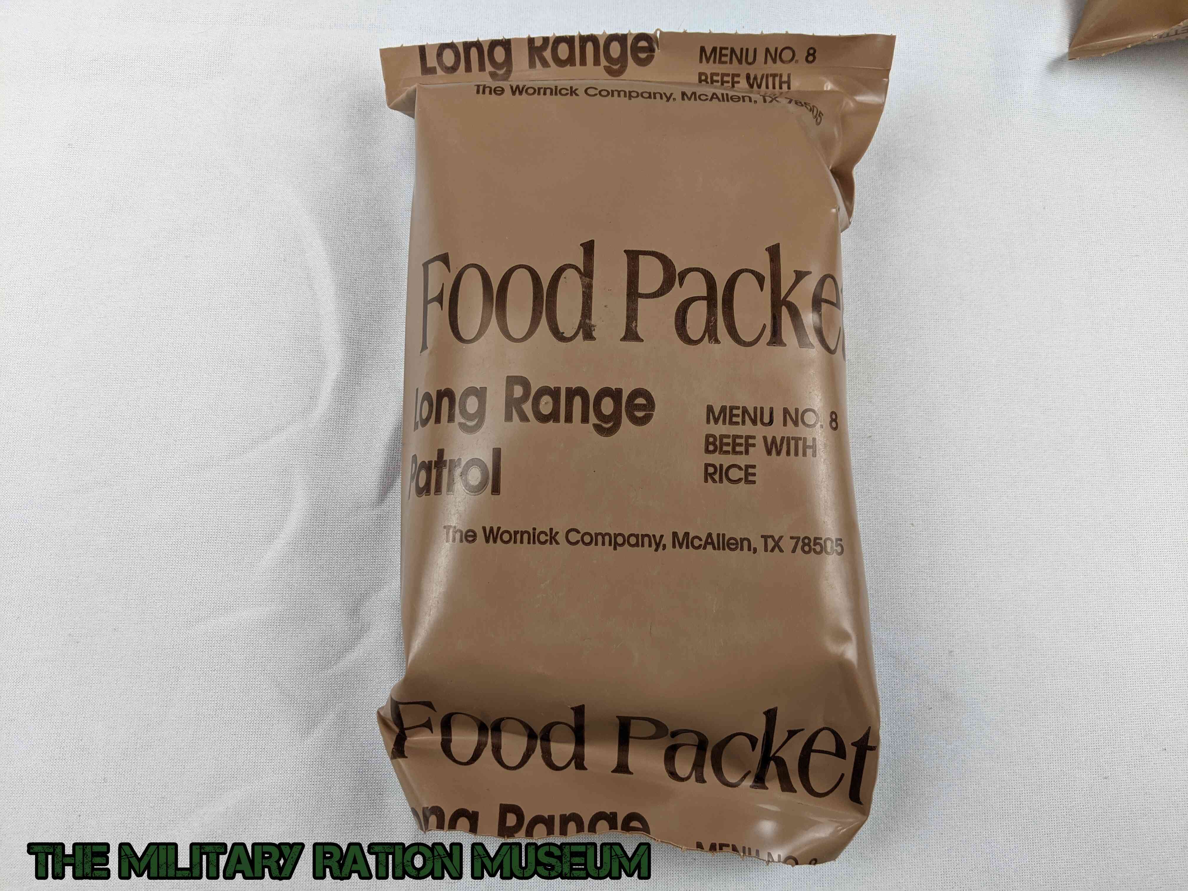 Food Packet, Long Range Patrol Menu 8 - Beef With Rice | The Military ...
