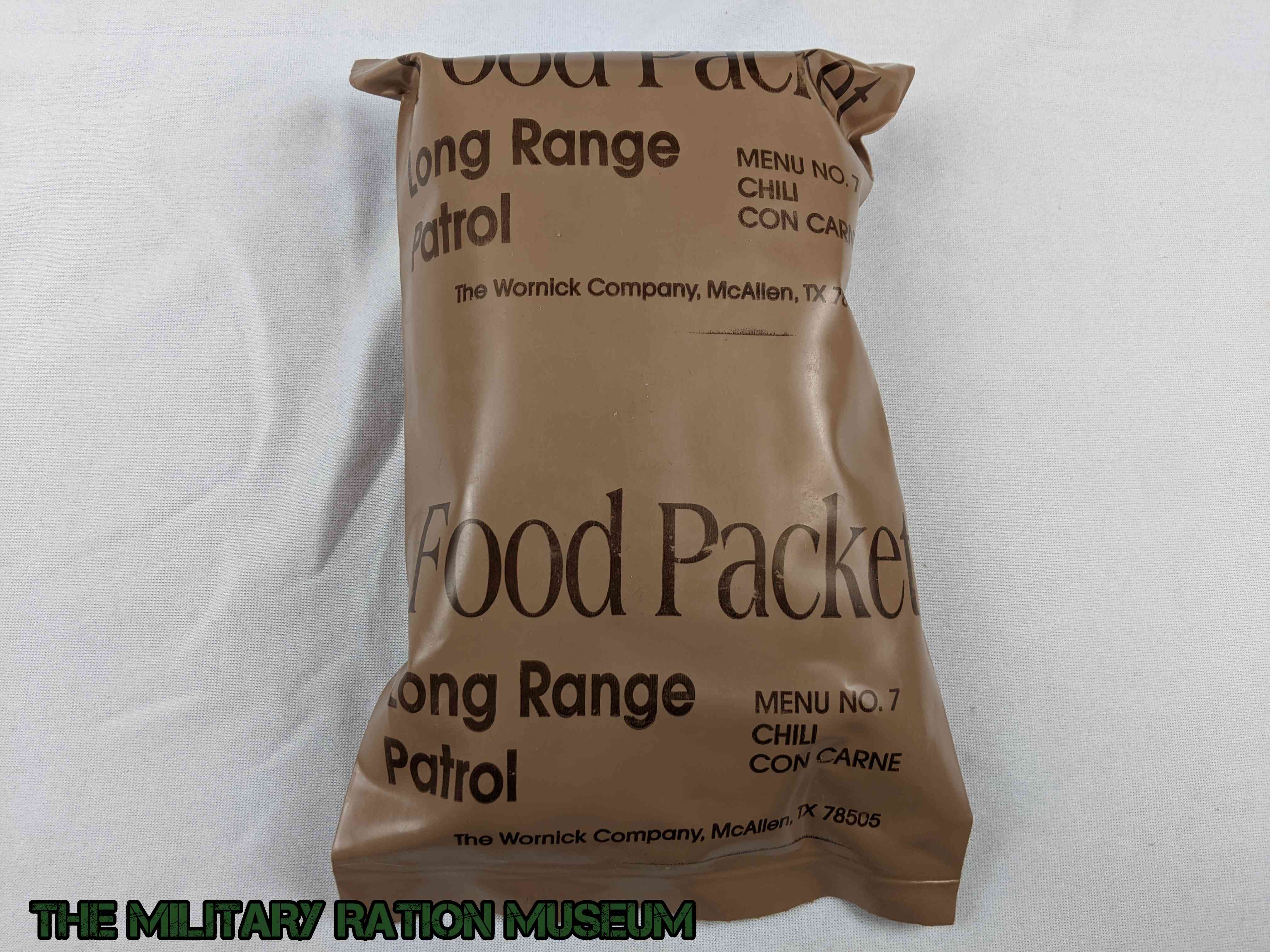 Food Packet, Long Range Patrol Menu 7 - Chili Con Carne | The Military ...