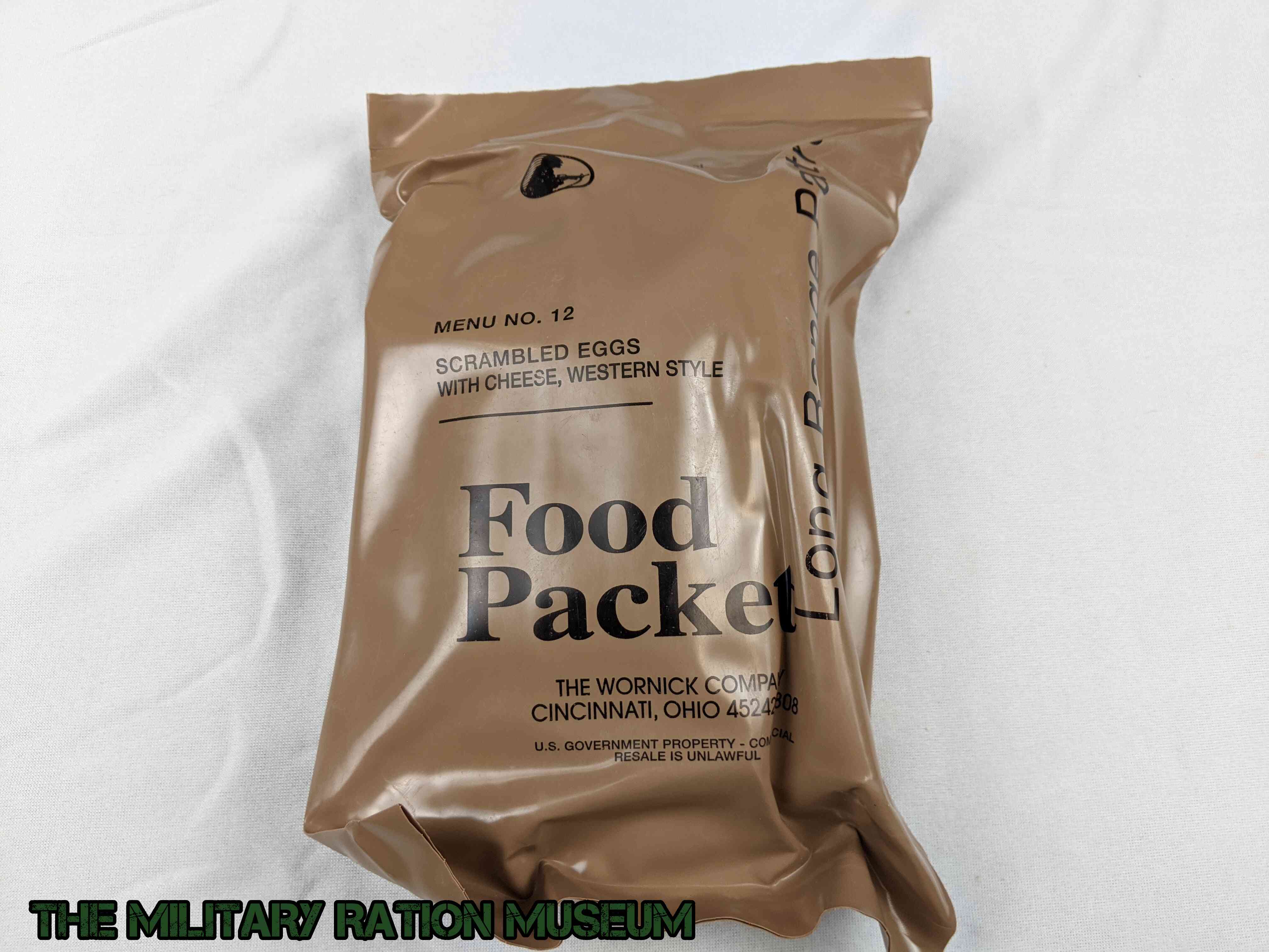 Food Packet, Long Range Patrol Menu 12 - Scrambled Eggs With Cheese ...