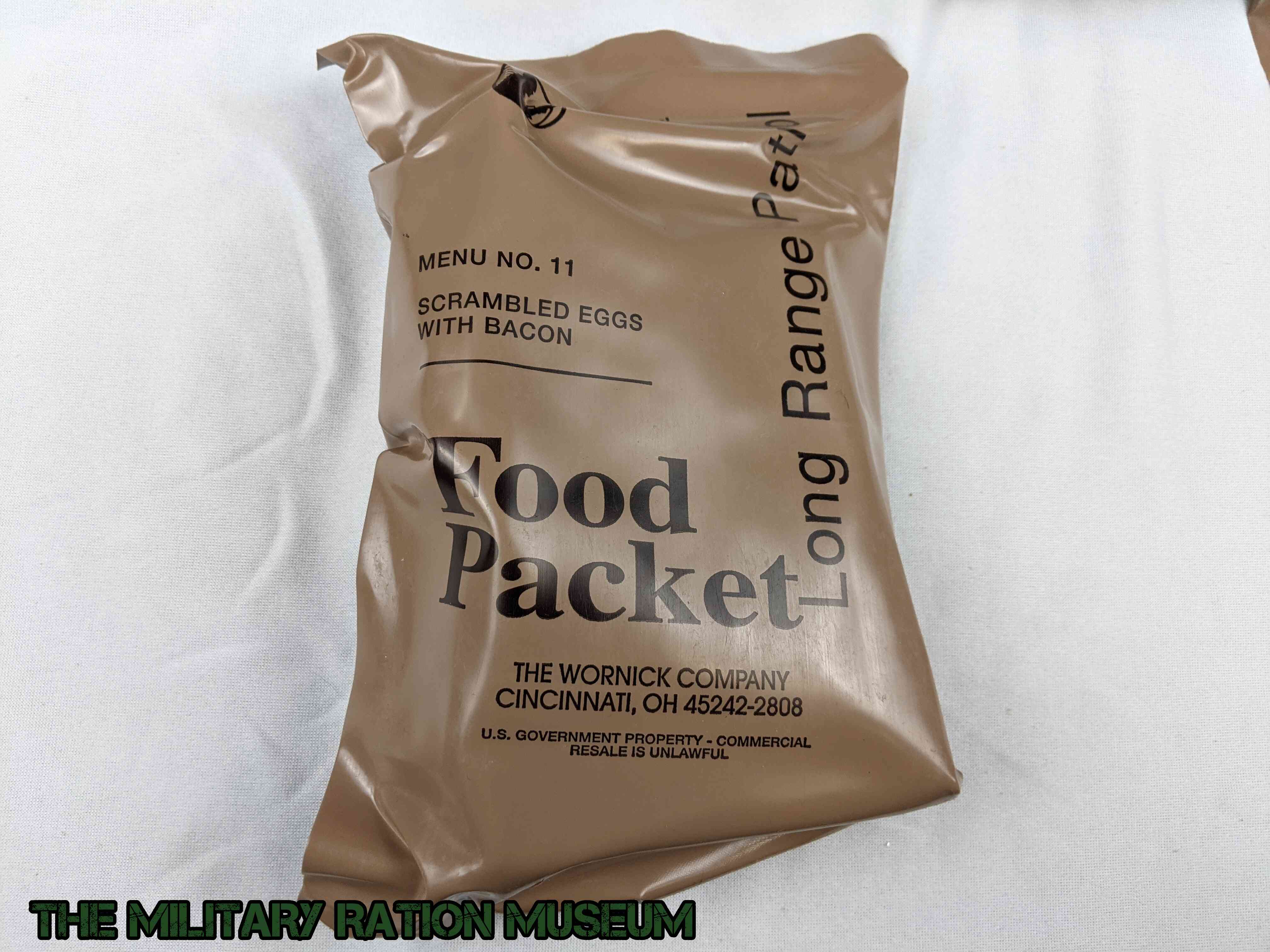 Food Packet, Long Range Patrol Menu 11 - Scrambled Eggs With Bacon ...