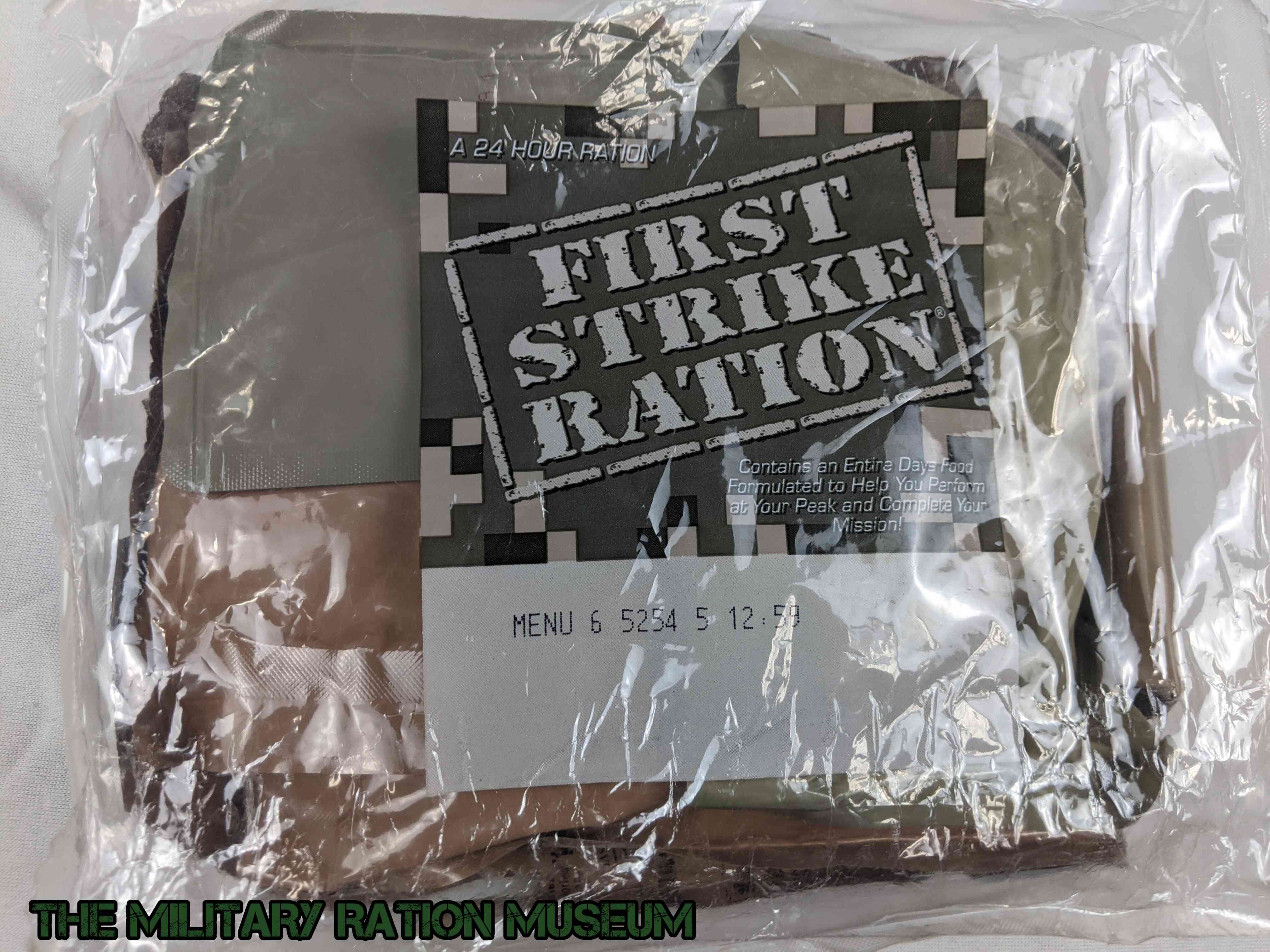 First Stike Ration 24 hr Menu 6 | The Military Ration Museum Archives
