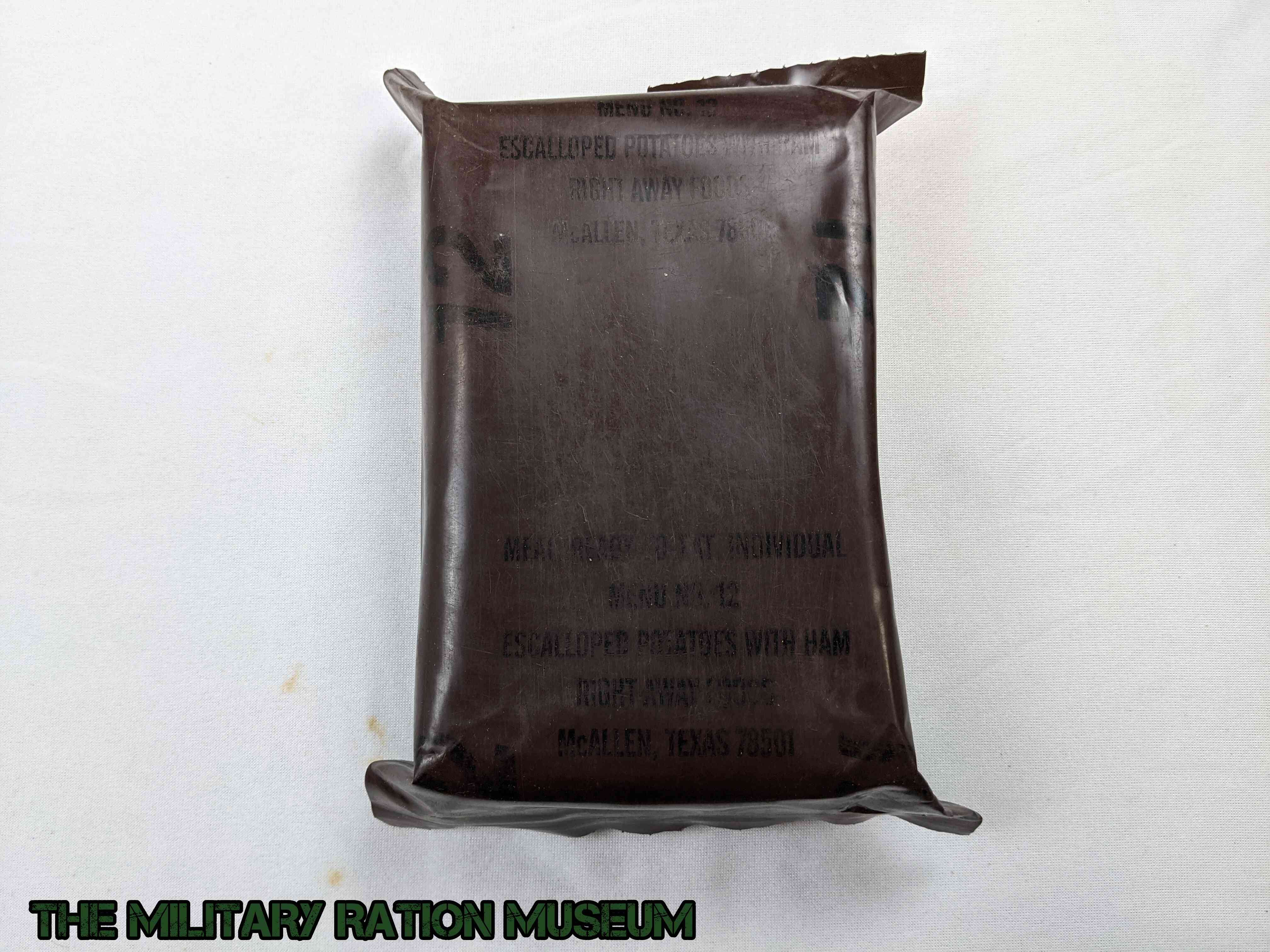 Brown Bag Meal, Ready to Eat - Menu 12 Escalloped Potatoes with Ham ...