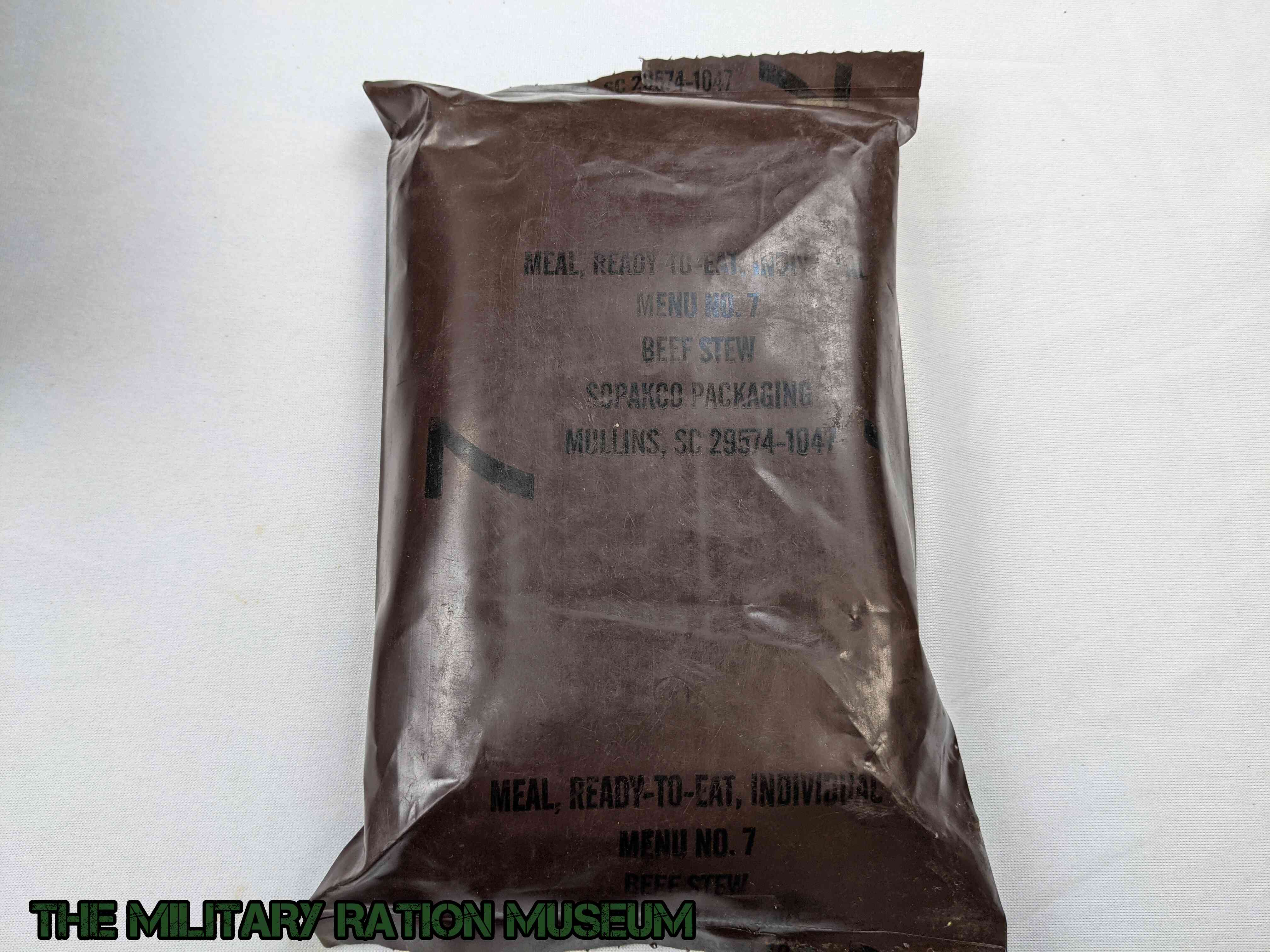 Brown Bag Meal, Ready to Eat - Menu 7 Beef Stew | The Military Ration ...