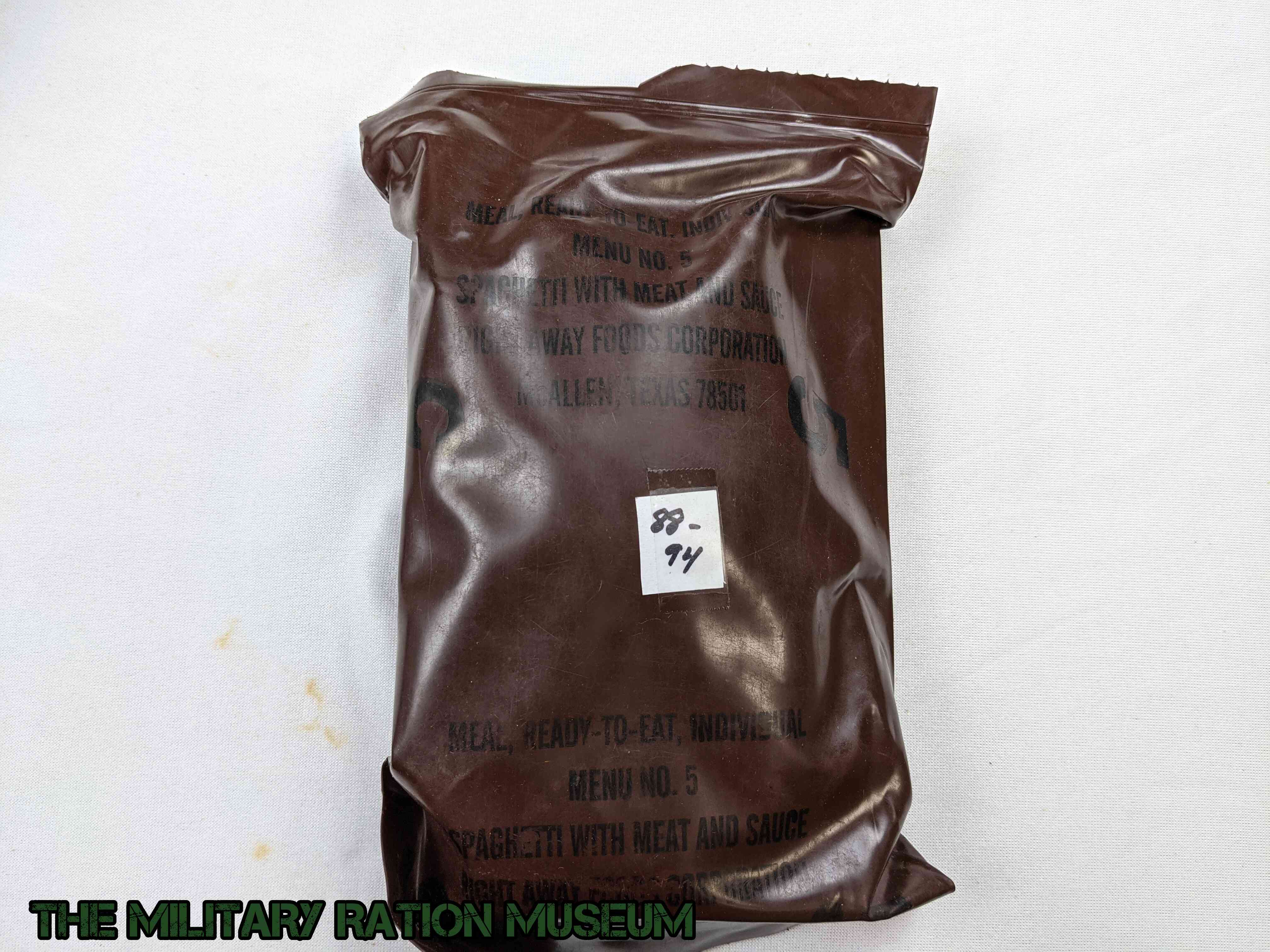 Brown Bag Meal, Ready to Eat - Menu 5 Spaghetti with Meat Sauce | The ...