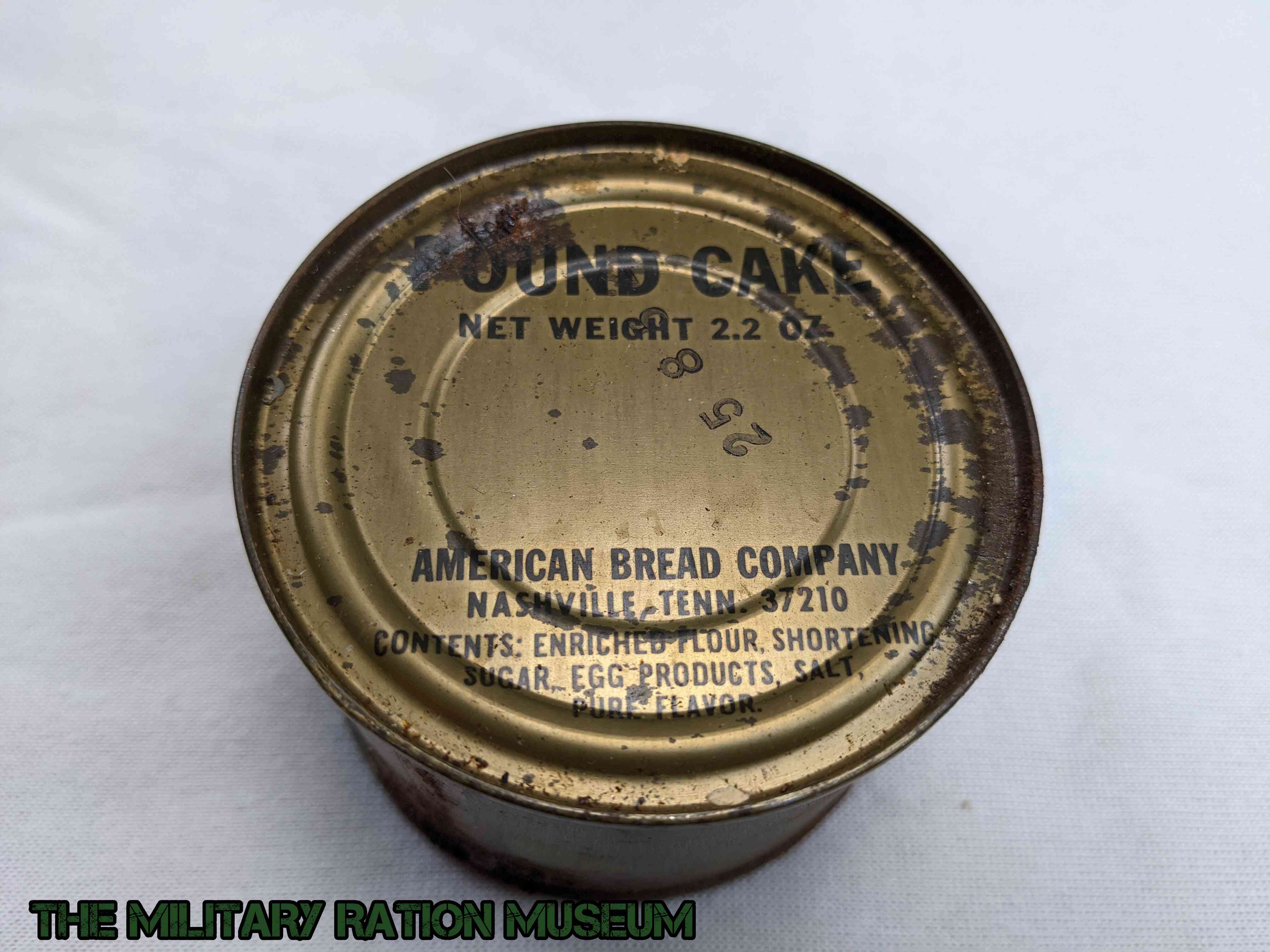 Can: Pound Cake (American Bread Company) | The Military Ration Museum ...