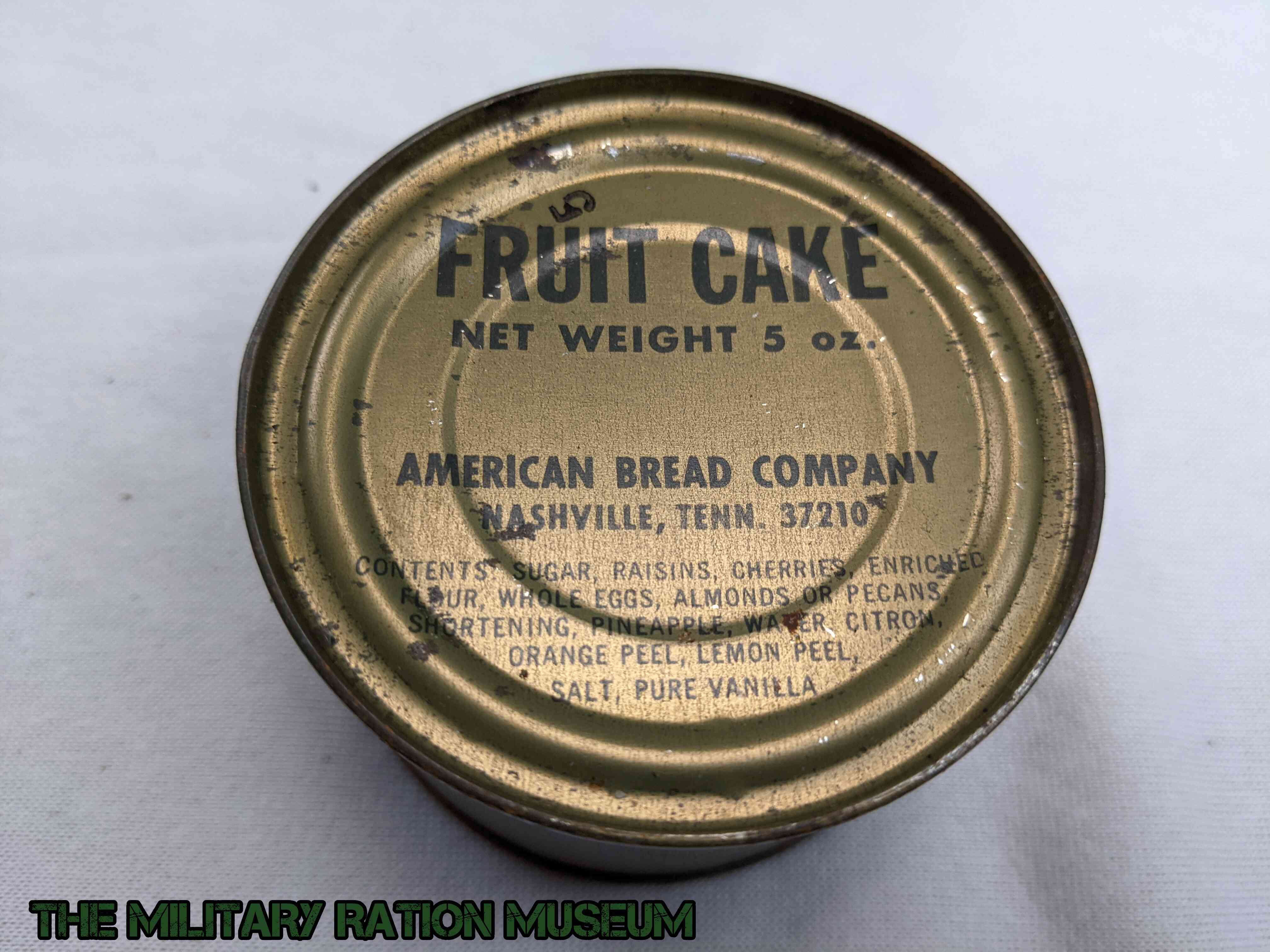 Fruit Cake (American Bread Company) | The Military Ration Museum Archives