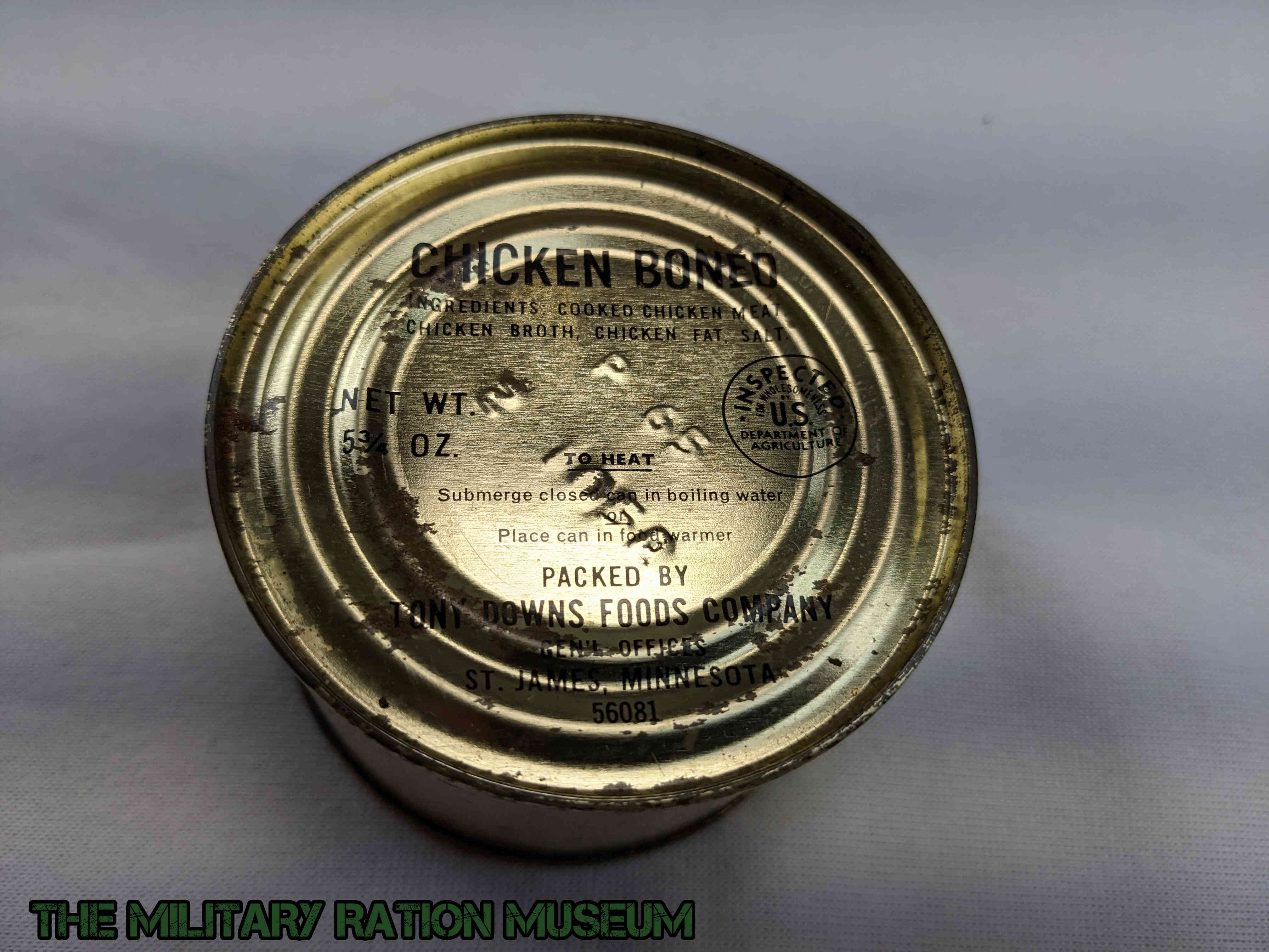 Chicken, Boned | The Military Ration Museum Archives