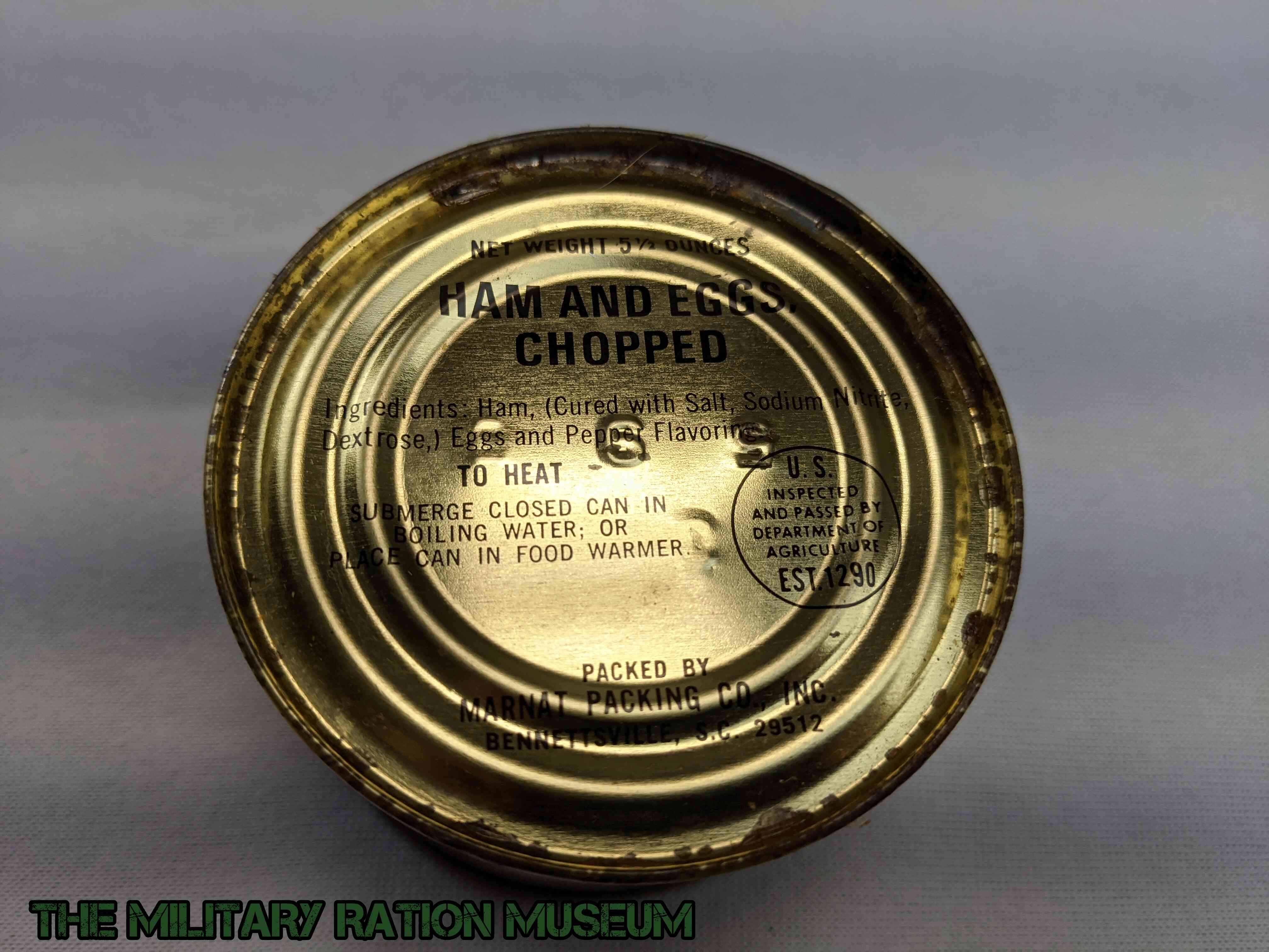 Ham And Eggs, Chopped | The Military Ration Museum Archives