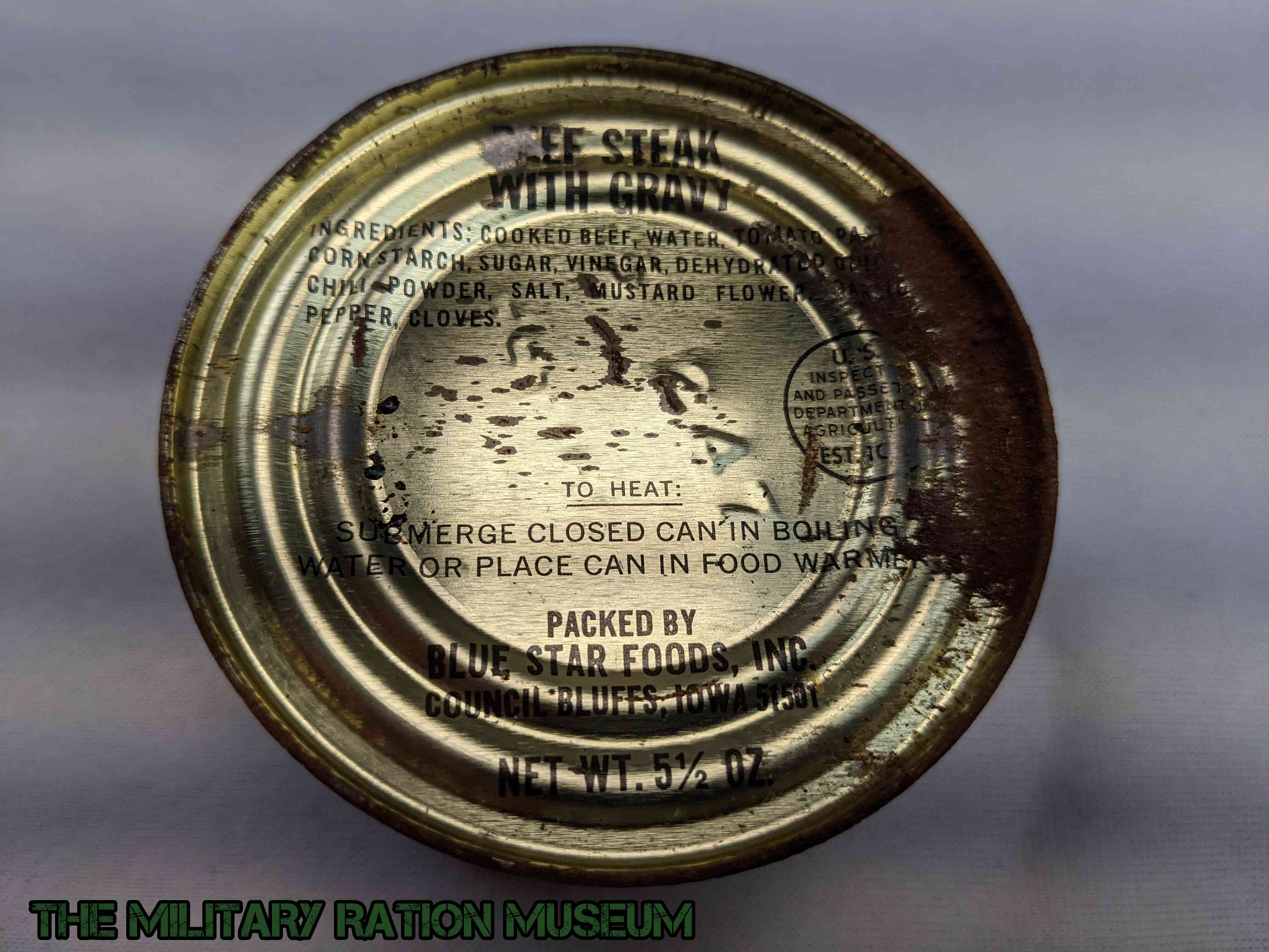 Beef Steak With Gravy | The Military Ration Museum Archives