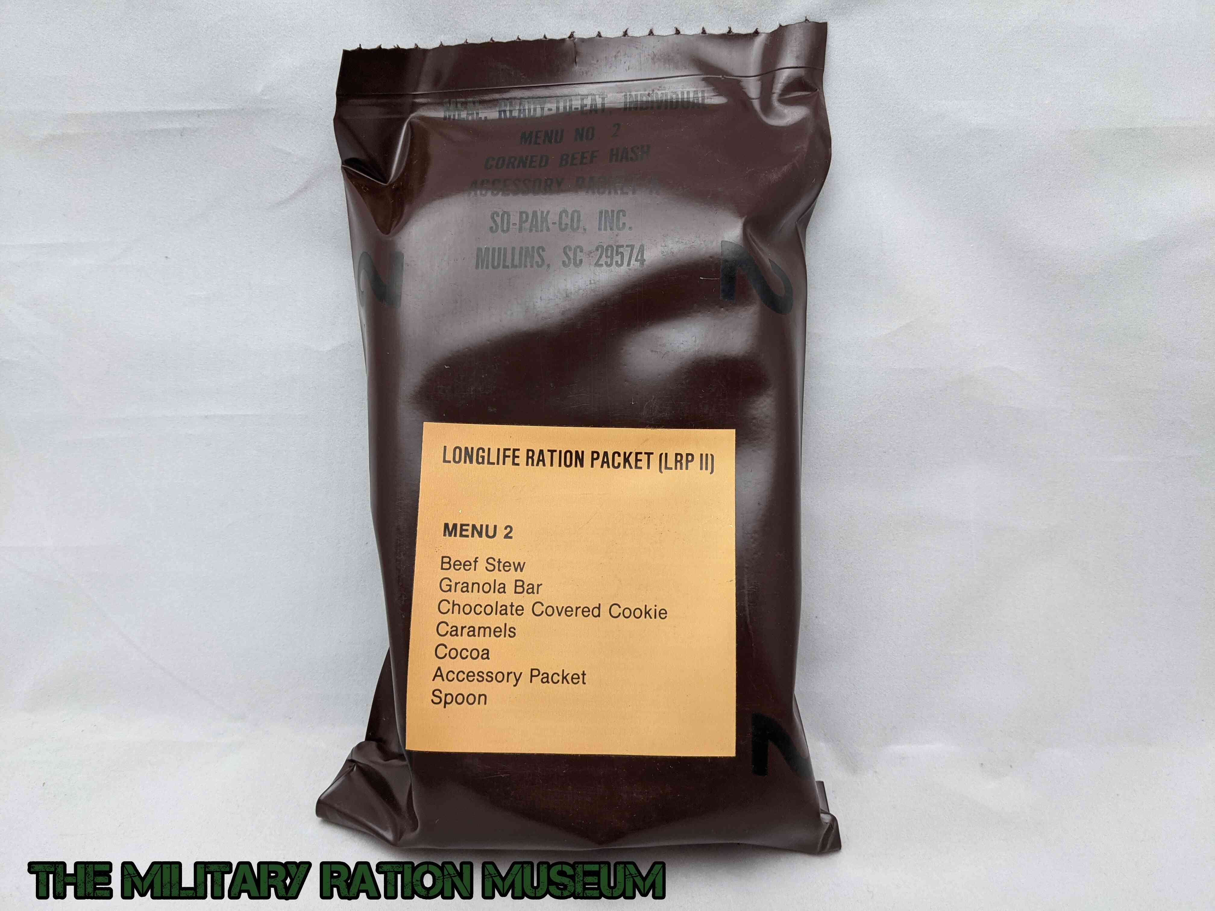 Longlife Ration Packet (LLRP) - Menu 2 - Beef Stew | The Military ...