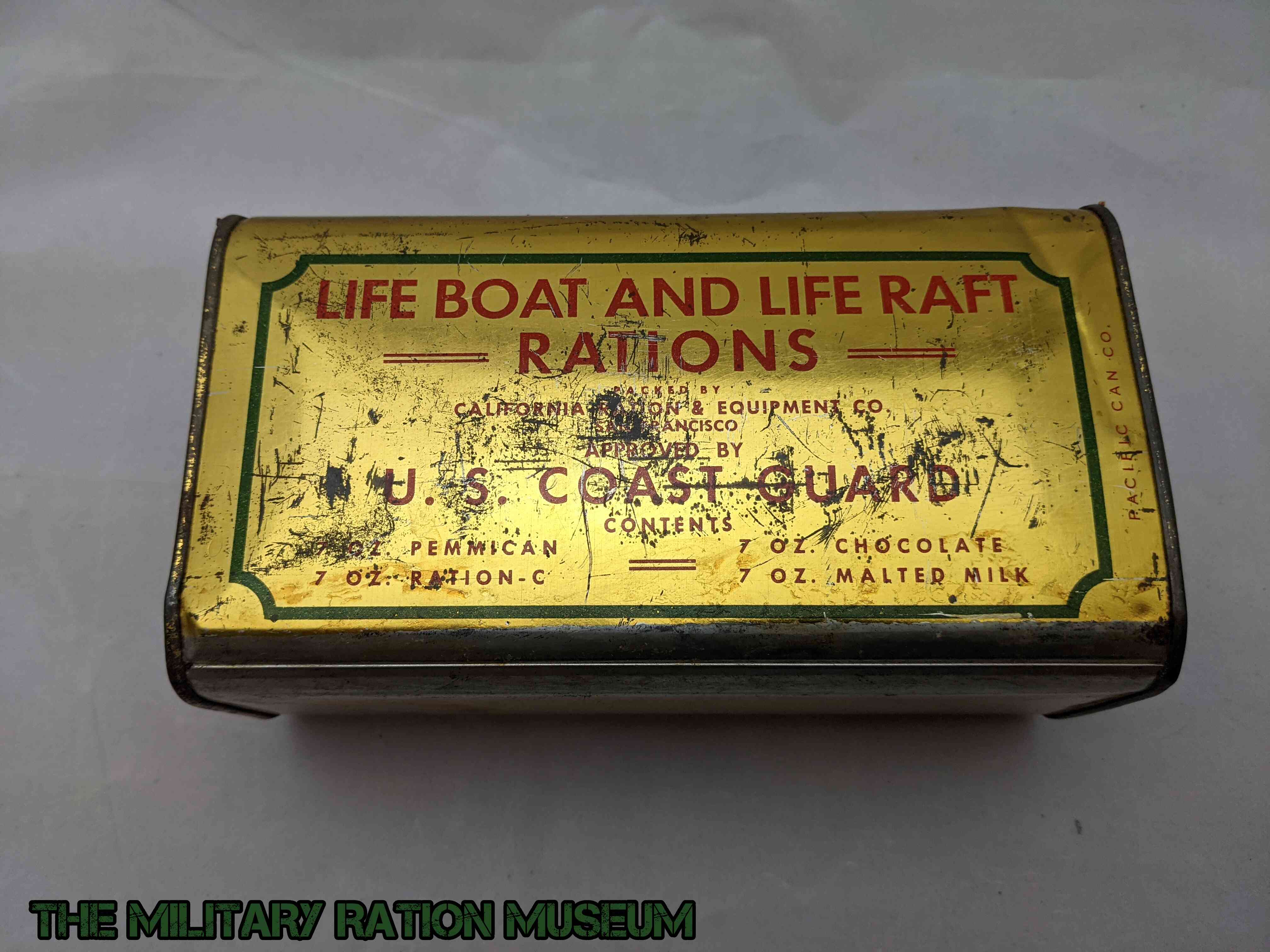 Lifeboat & Liferaft Rations (Empty) | The Military Ration Museum Archives