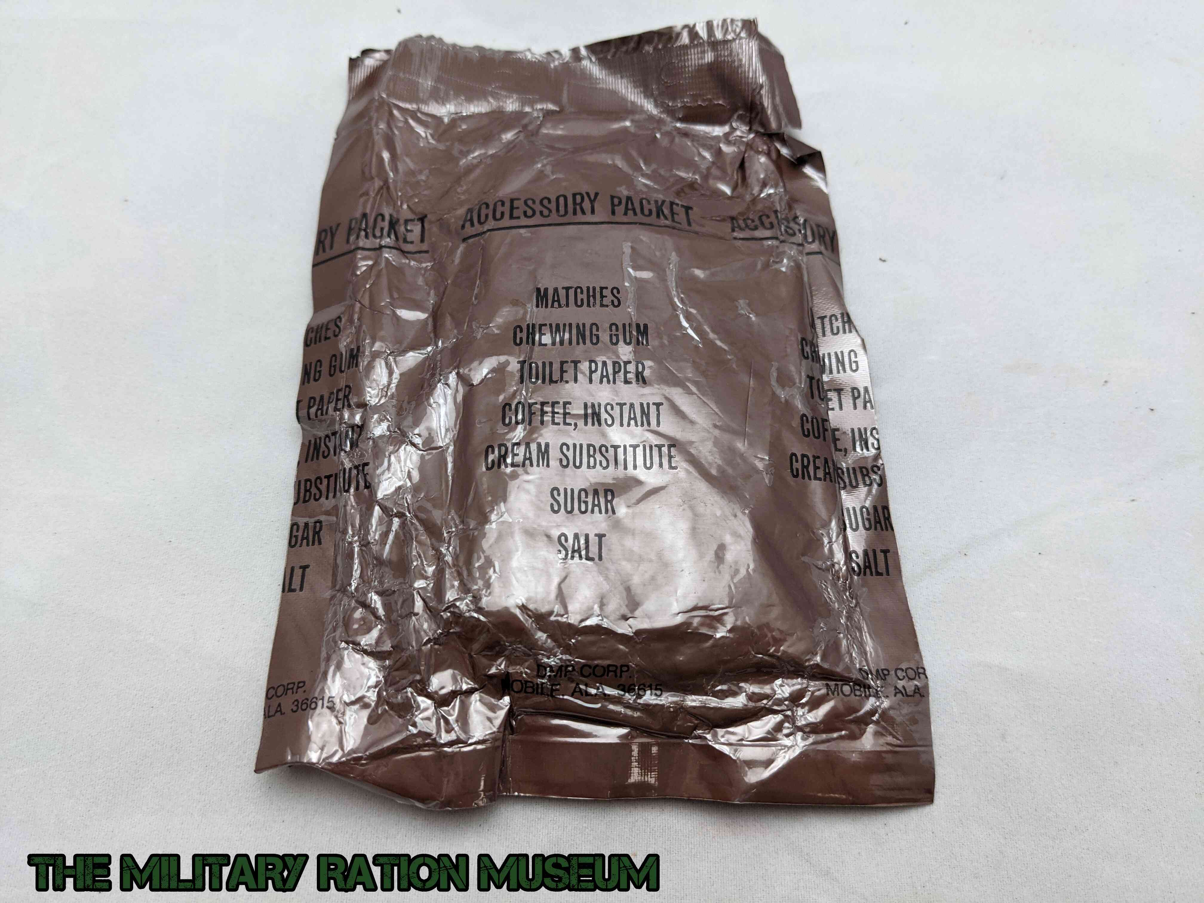 Accessory Packet, MCI Style X2 | The Military Ration Museum Archives