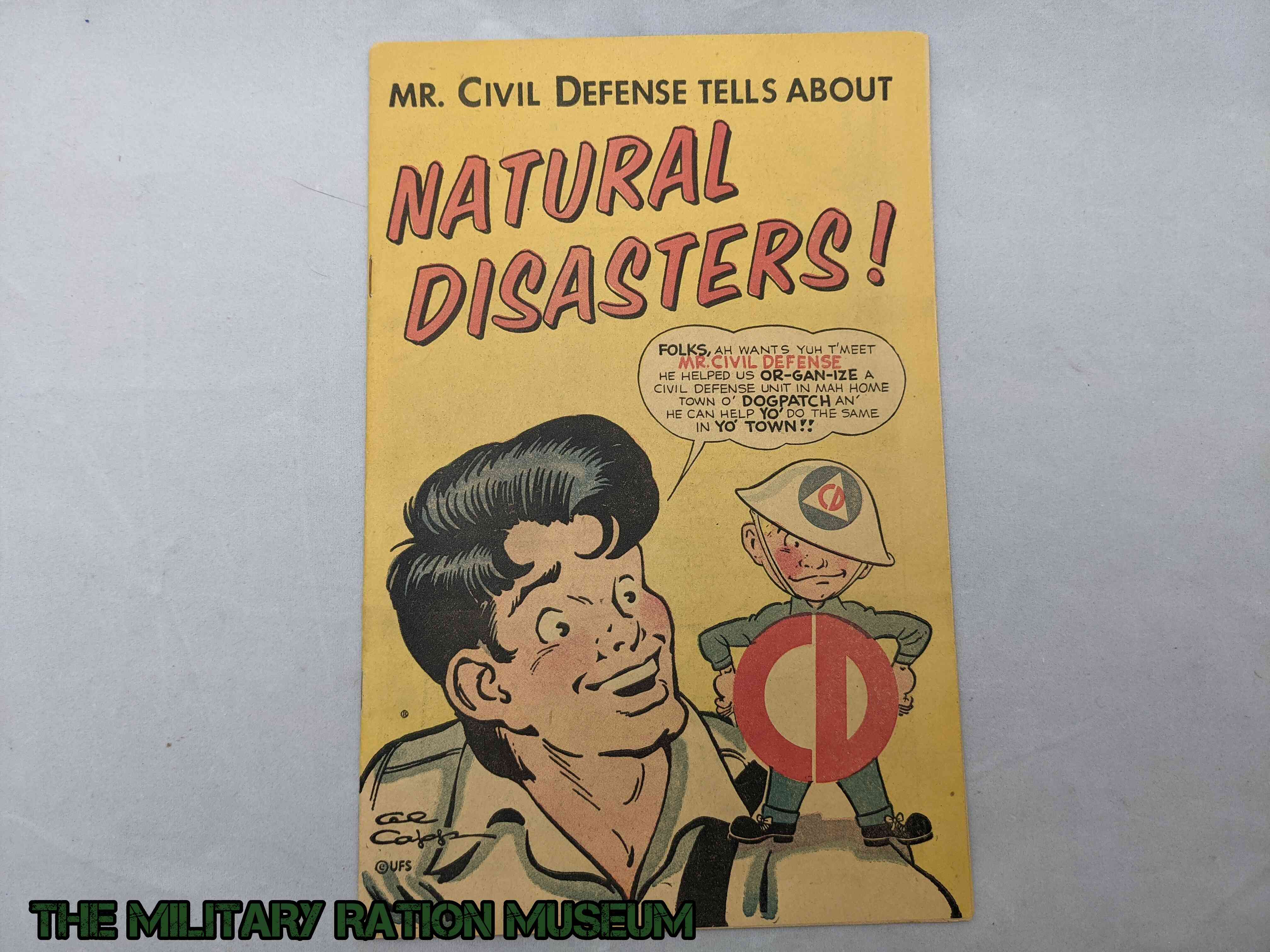 Mr Civil Defense Comic - Natural Disasters | The Military Ration Museum ...