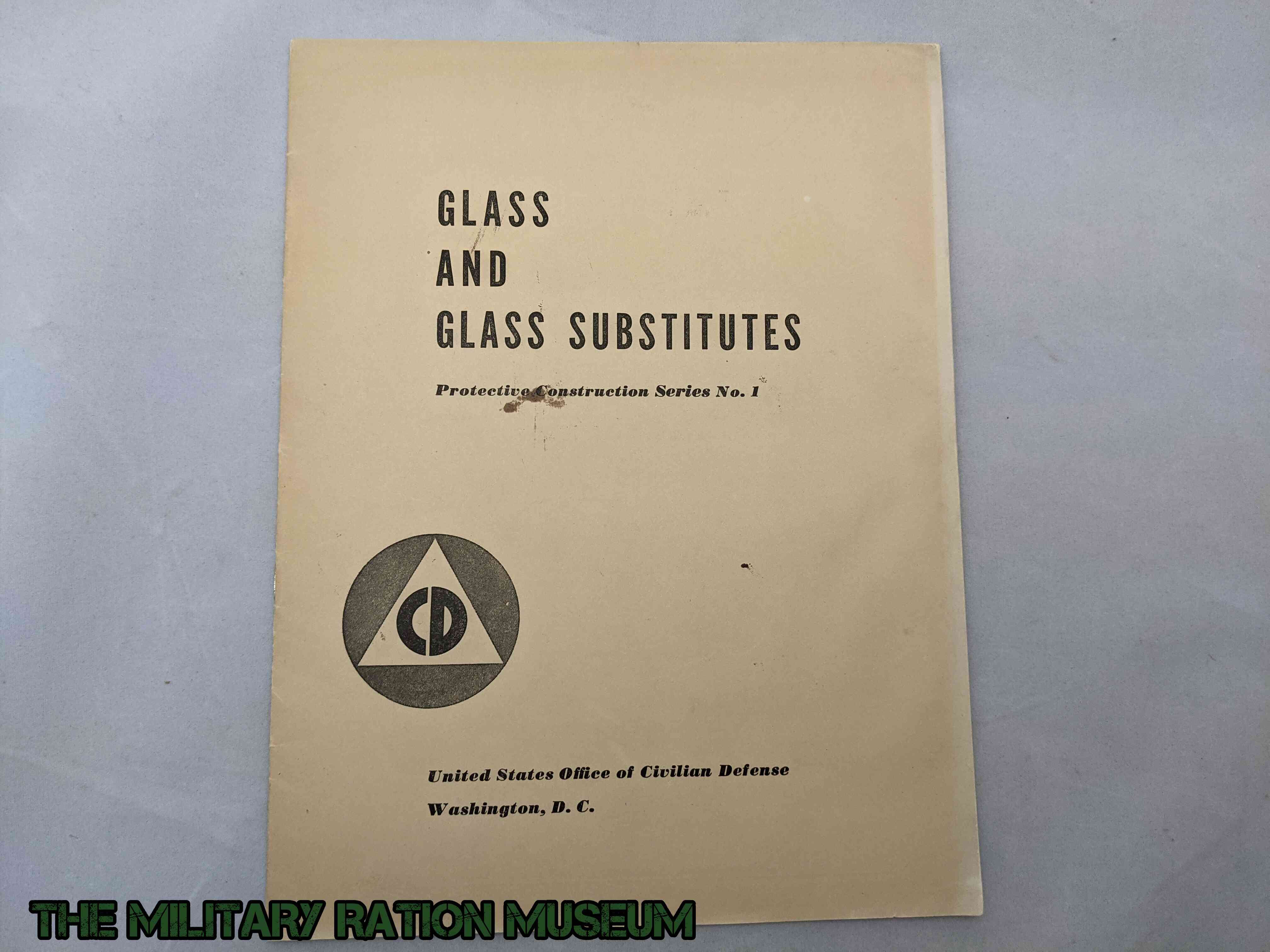 Glass and Glass Substitutes | The Military Ration Museum Archives