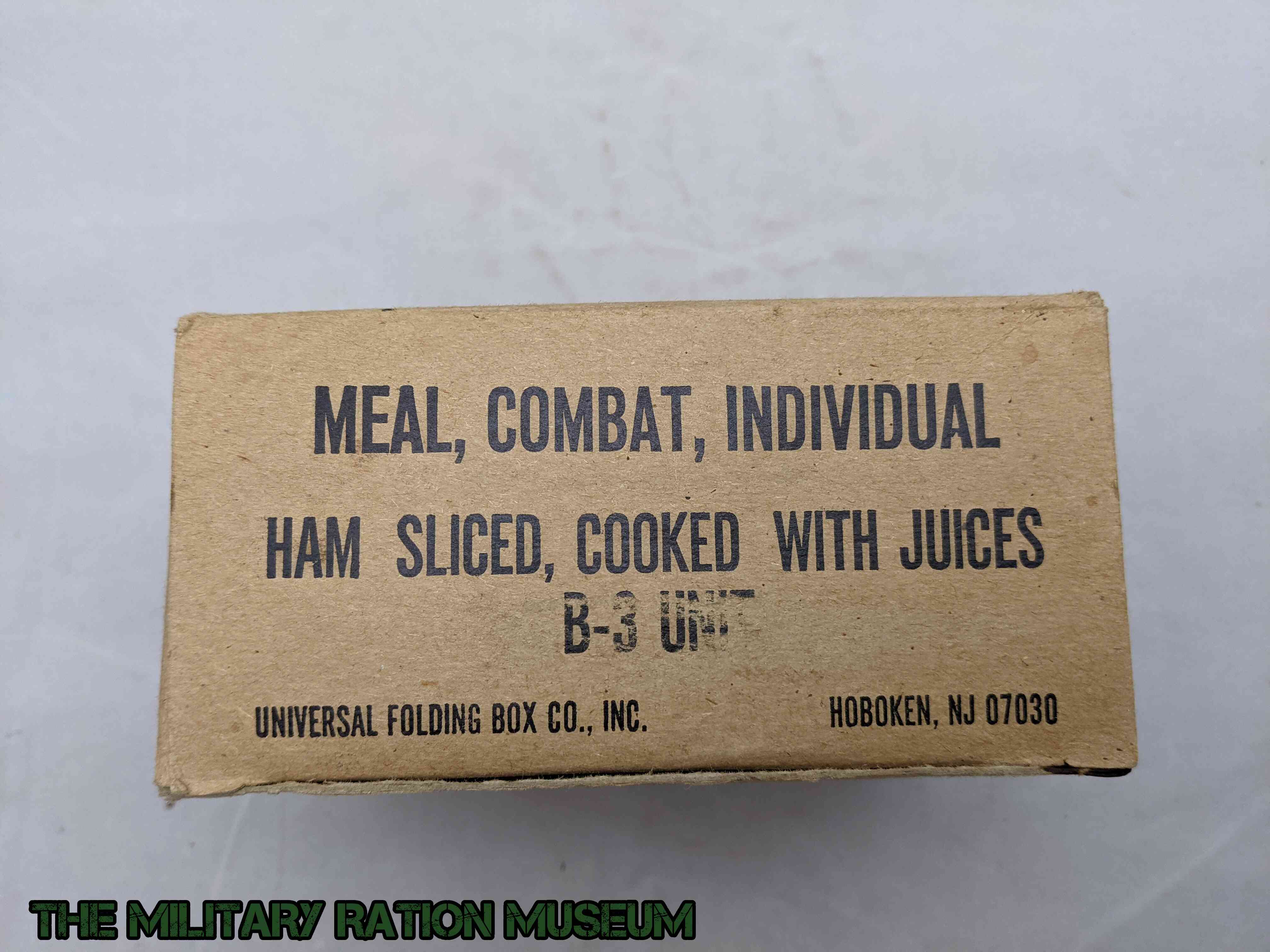 MCI Box - Ham, Sliced, Cooked with Juices | The Military Ration Museum ...