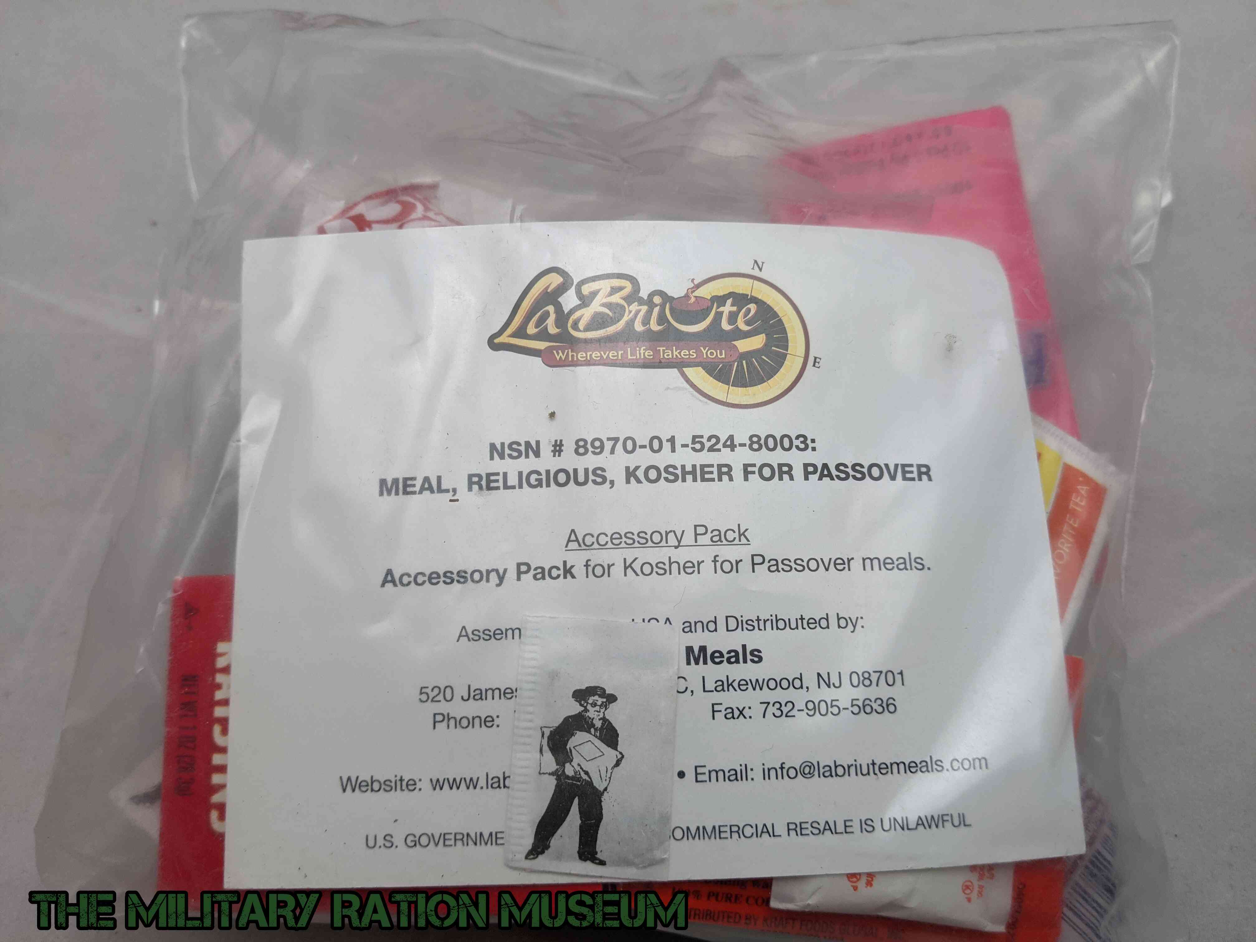 Meal, Religious, Kosher for Passover - Accessory/Snack | The Military ...