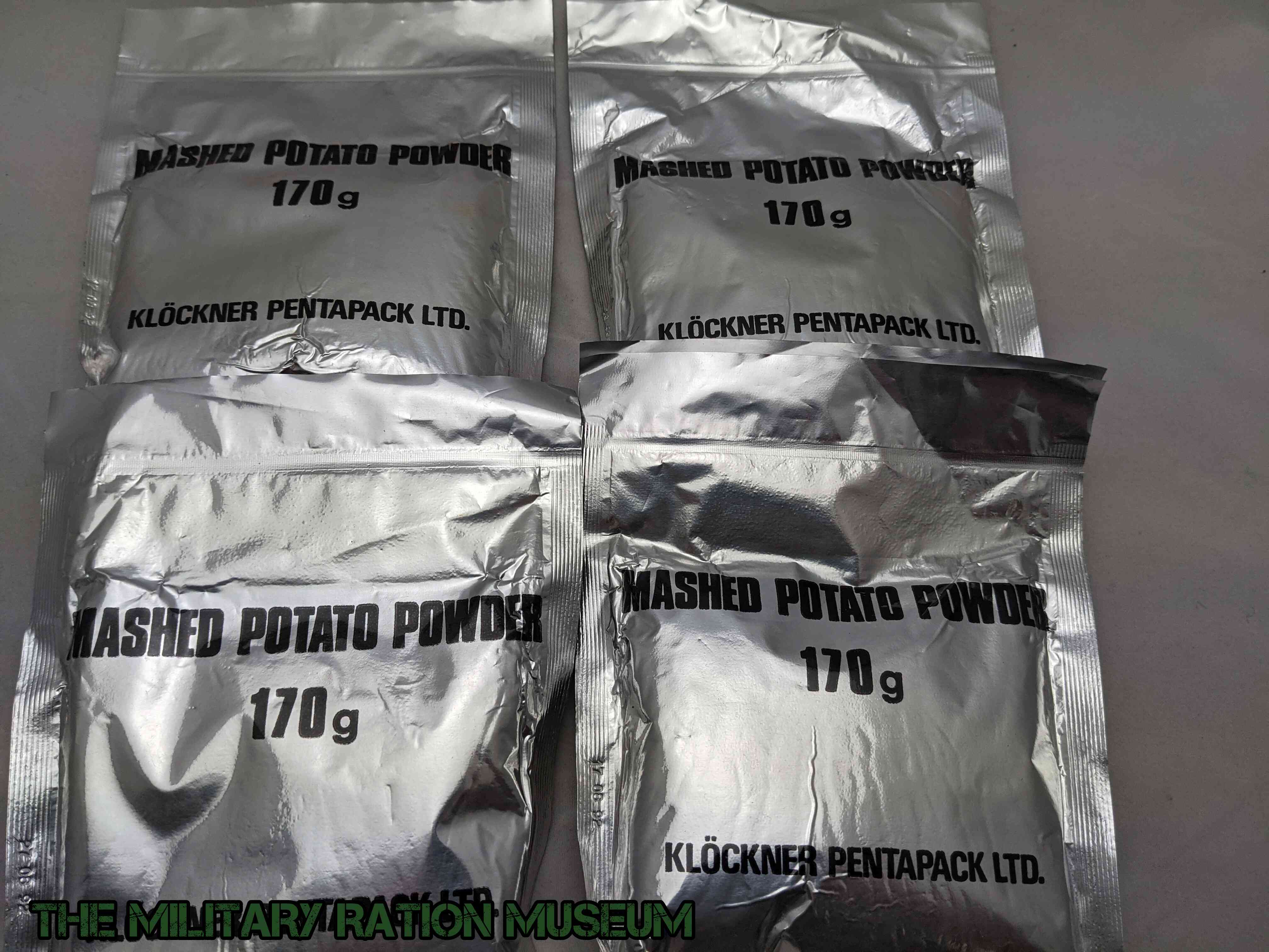 Mashed Potato Powder (x4 Some Air) (10 Man Compo Ration Components ...