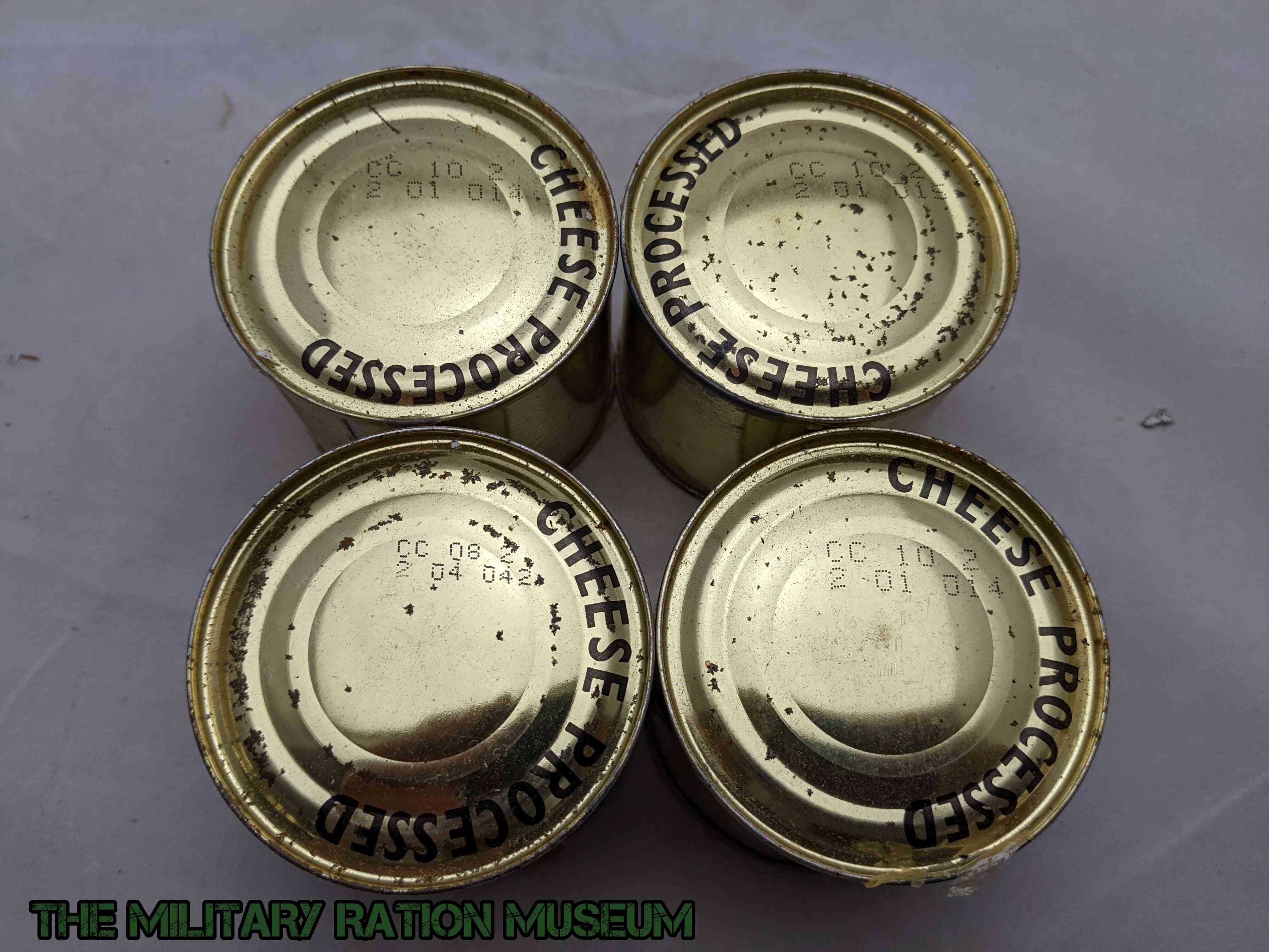 Processed Cheese (x4) (10 Man Compo Ration Components) | The Military ...