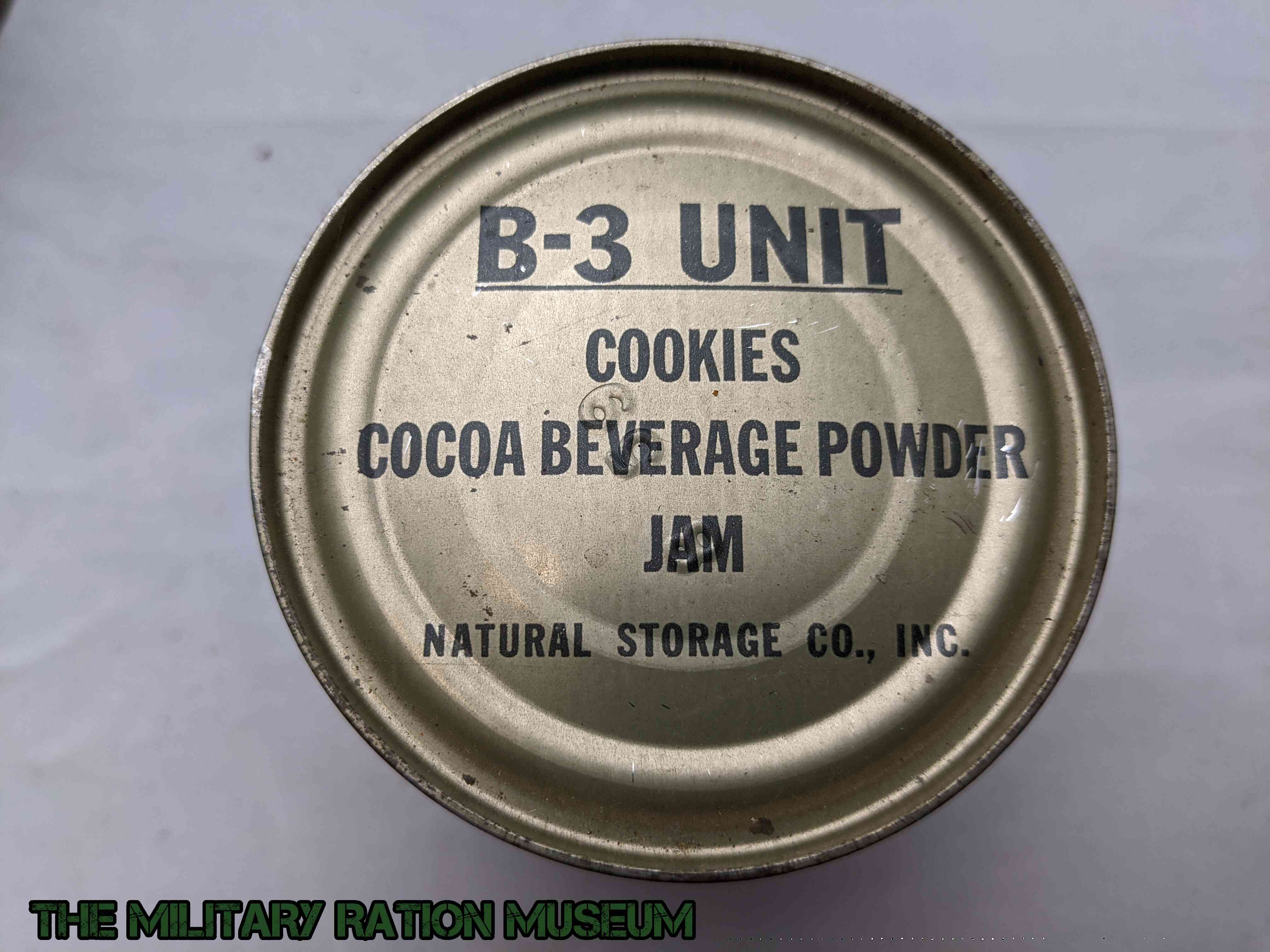 B-3 Unit | The Military Ration Museum Archives