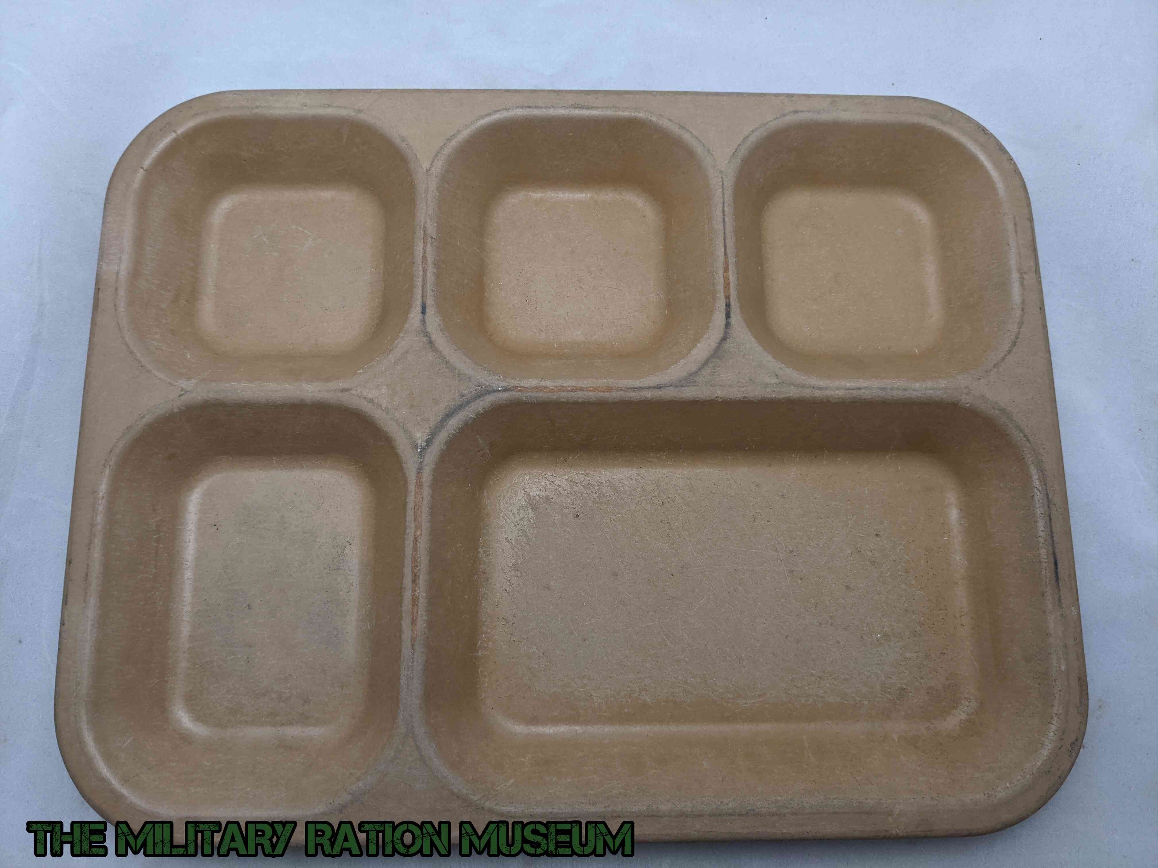 Melmac (Melamine) Mess Hall Tray | The Military Ration Museum Archives