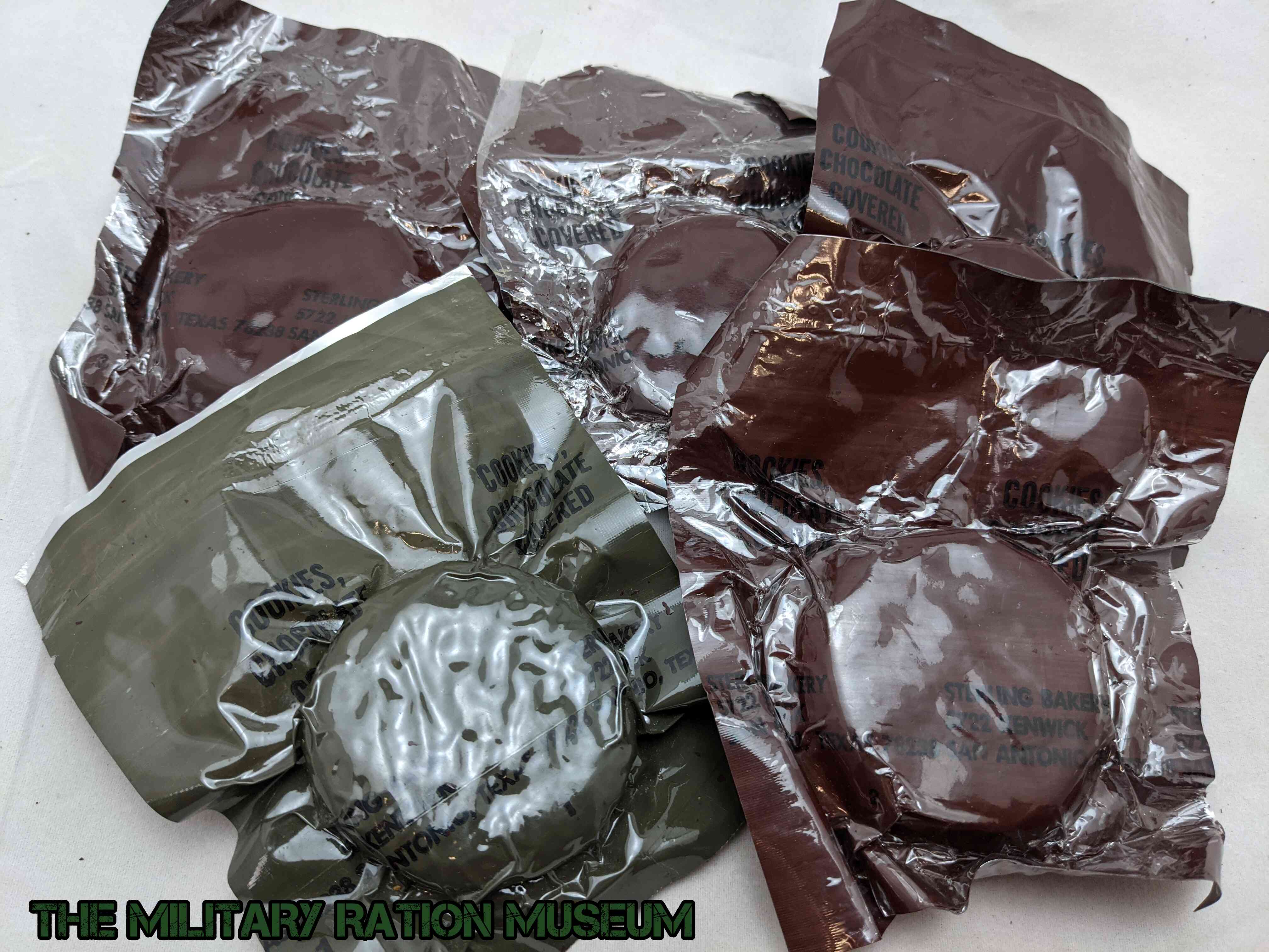 Early MRE Cookies, Chocolate Covered | The Military Ration Museum Archives