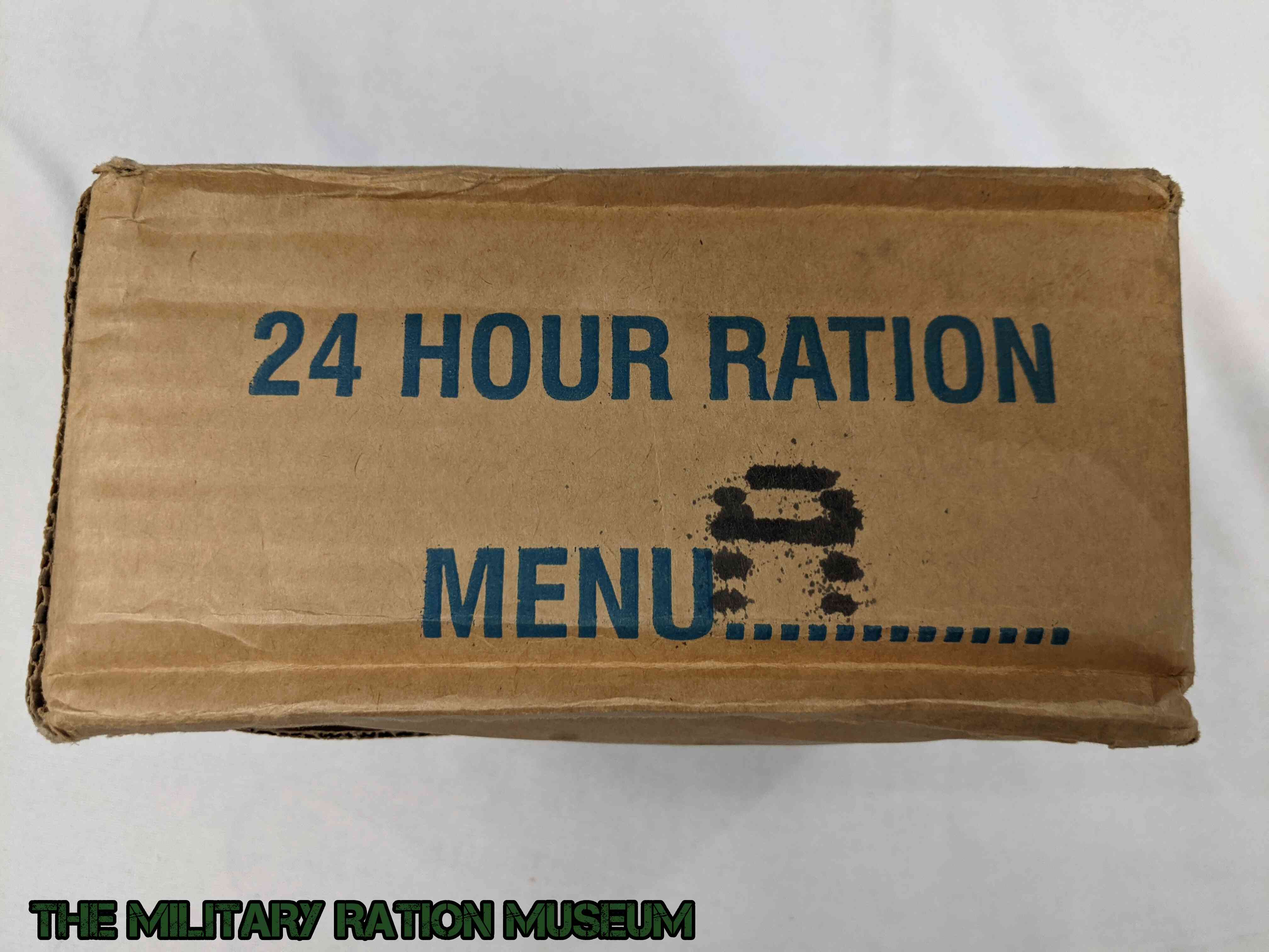 Open British ORP Menu A 24HR | The Military Ration Museum Archives