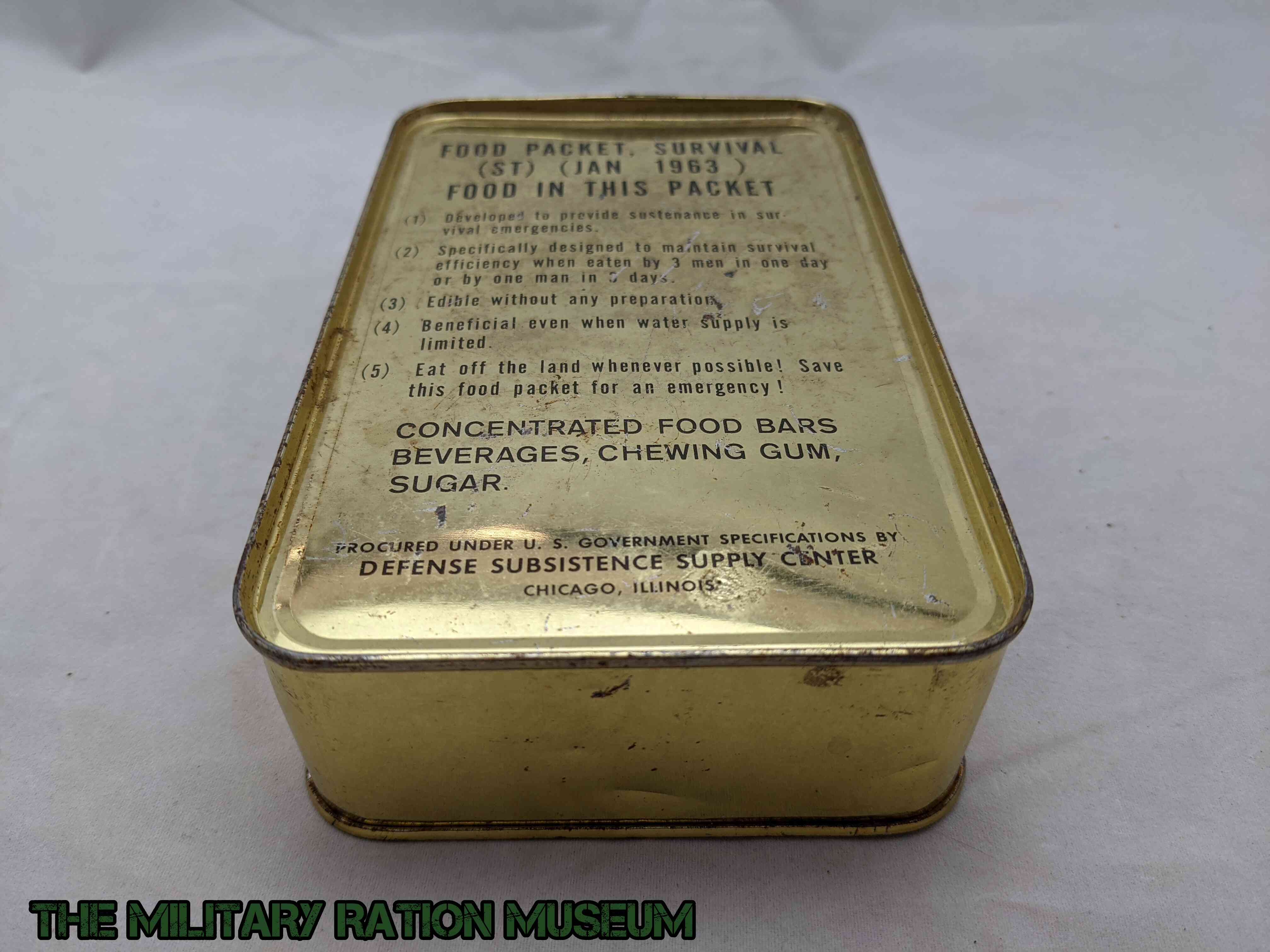 Food Packet, Survival (ST) - Tropical Survival Ration (Empty) | The ...