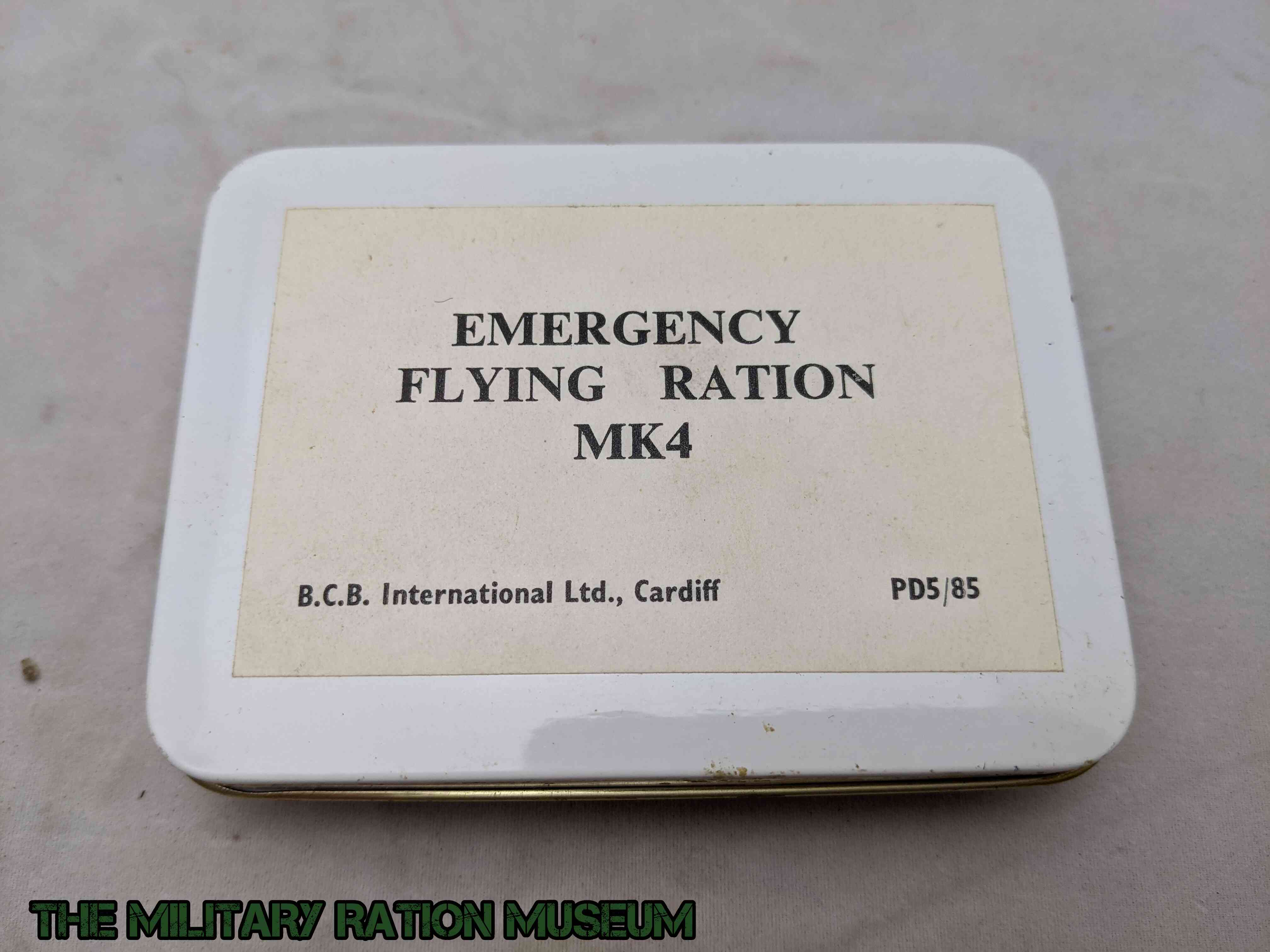 Emergency Flying Ration, Mk4 - British (Empty) | The Military Ration ...